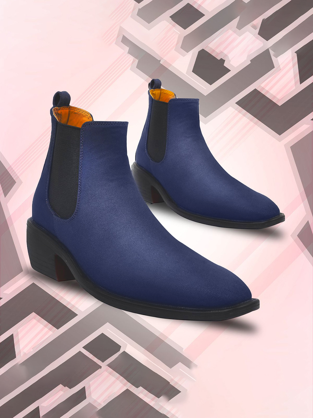 Buy Bxxy Men Block Heeled Chelsea Boots - Boots for Men 29974853 | Myntra