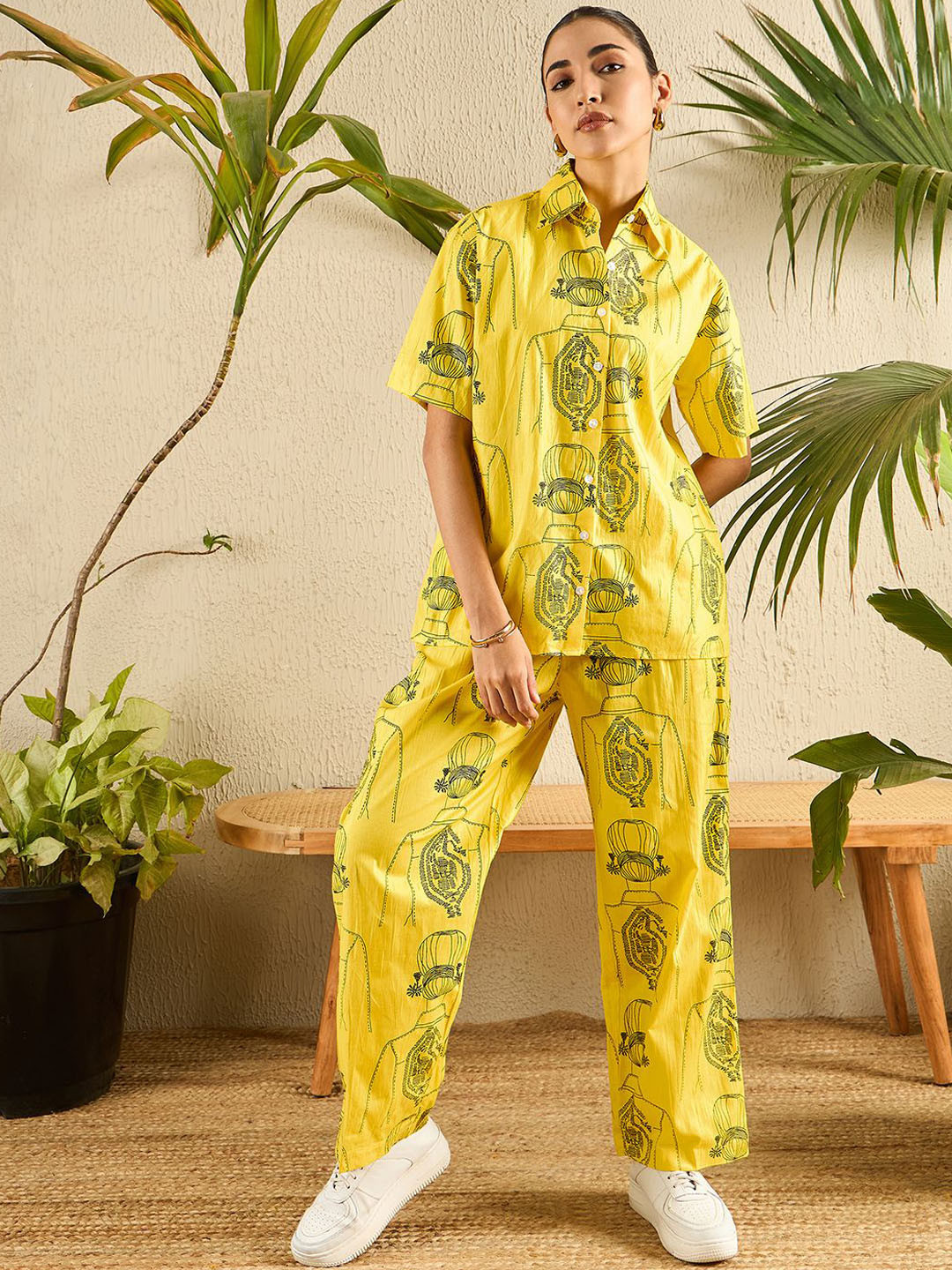 Buy Uptownie Printed Two Piece Cotton Coord Set - Co Ords for Women ...