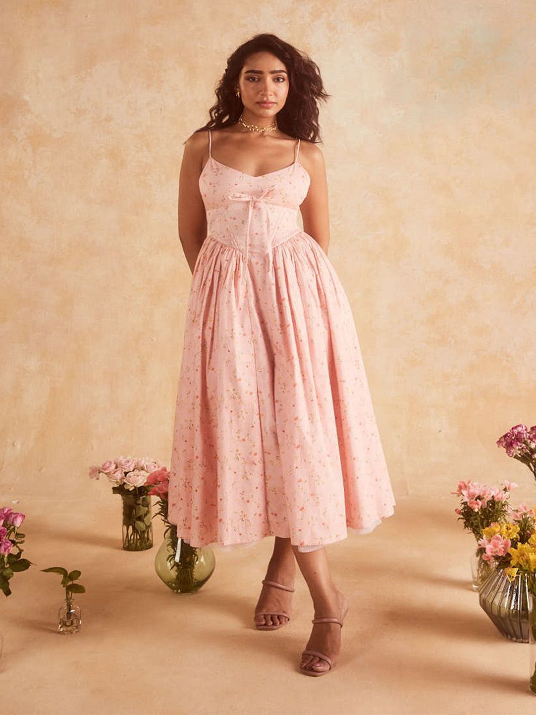 Buy Lea Clothing Co. Women Floral Print A Line Maxi Dress - Dresses for ...