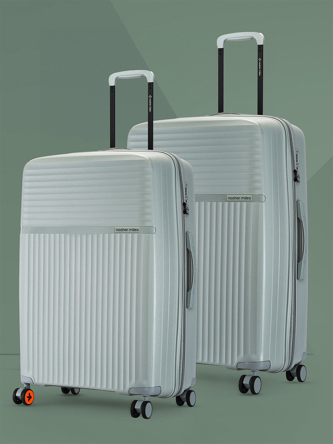 Buy Krabi Expander TSA Lock Polypropylene Medium Large Grey Trolley ...