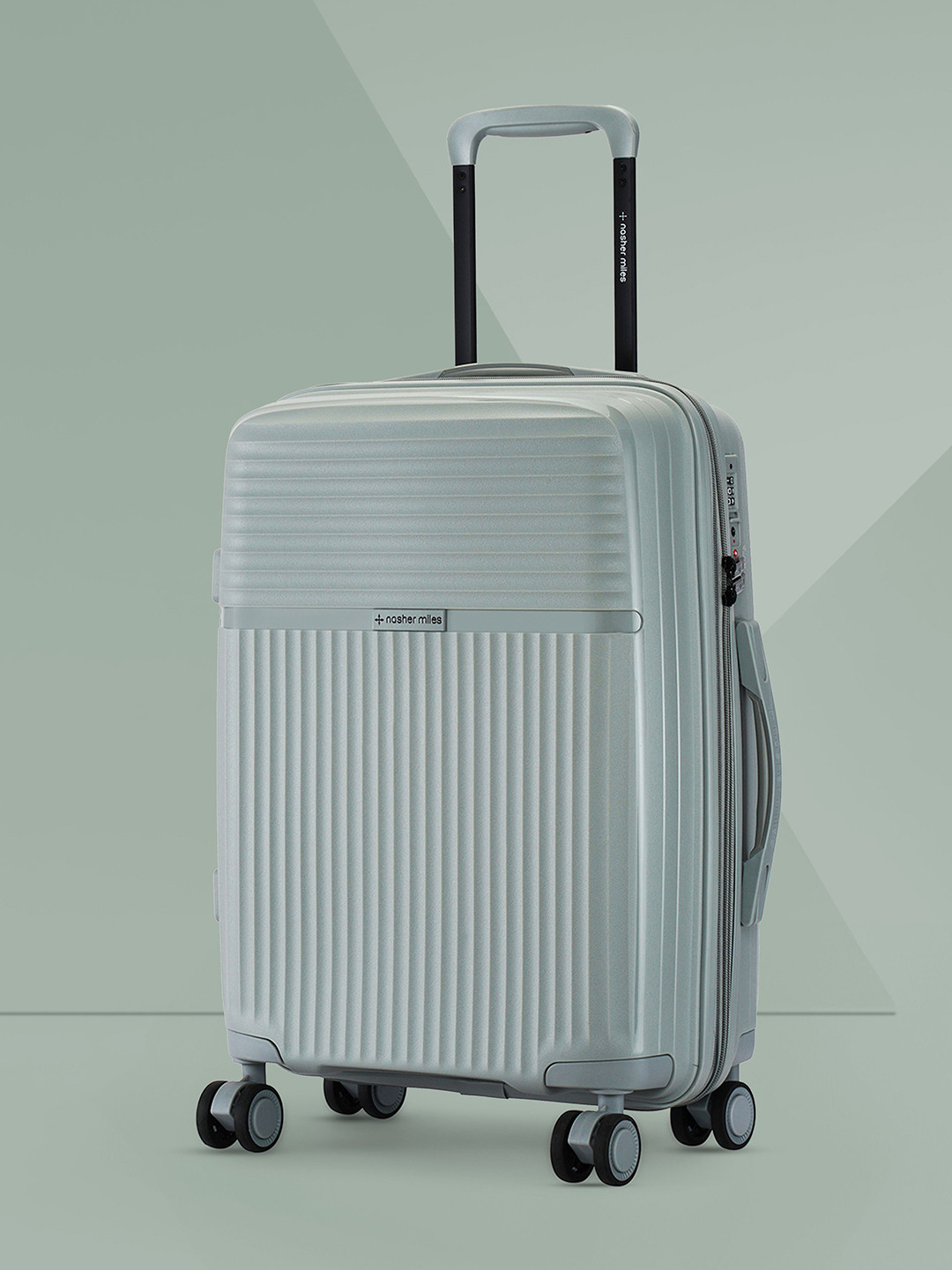 Buy Nasher Miles Grey Krabi Expander Hard Sided Polypropylene Cabin ...