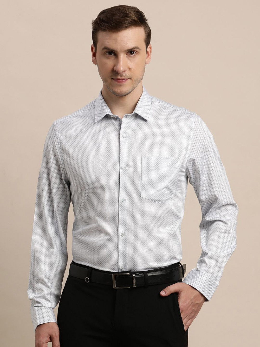 Buy Turtle Men Classic Slim Fit Opaque Formal Shirt - Shirts for Men ...