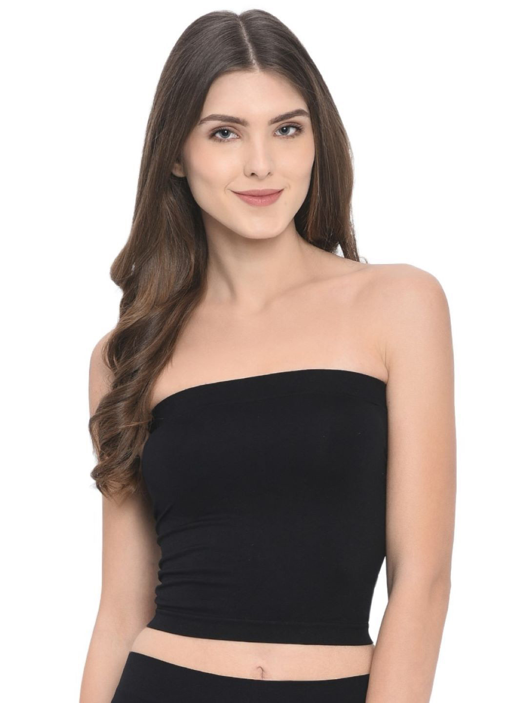 Buy Poftik Non Padded Full Coverage Bandeau Tube Bra Side Shaper - Bra ...