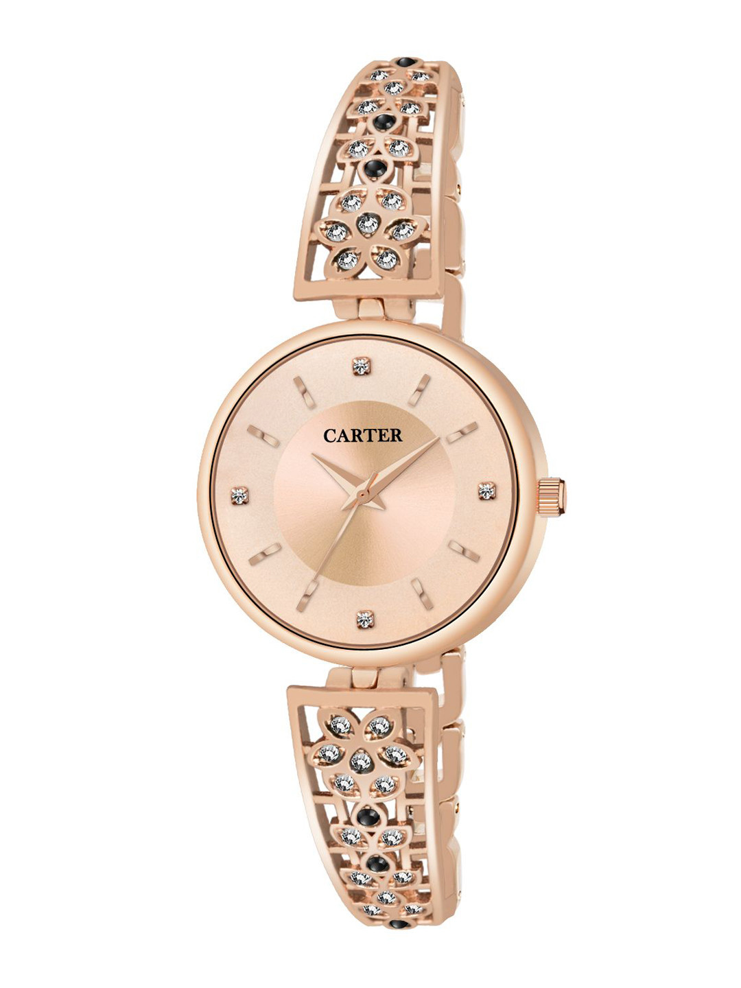 Buy Sandy D Carter Women Dial & Stainless Steel Straps Analogue Watch ...