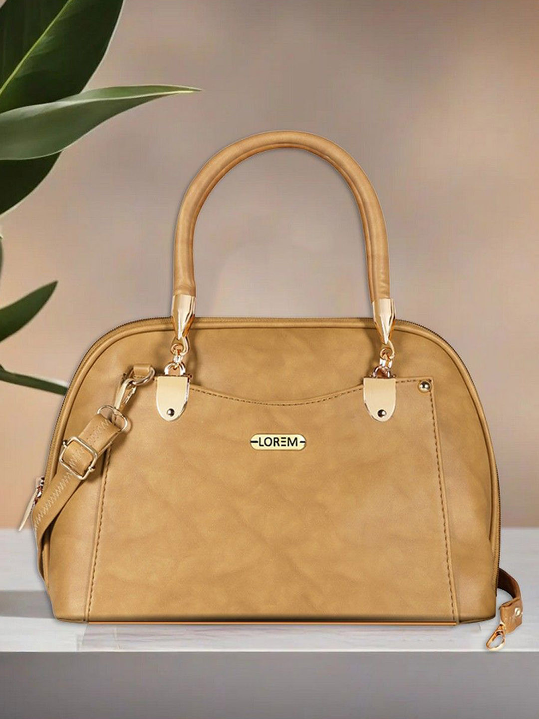 Buy LOREM Textured Structured Handheld Bag - Handbags for Women ...