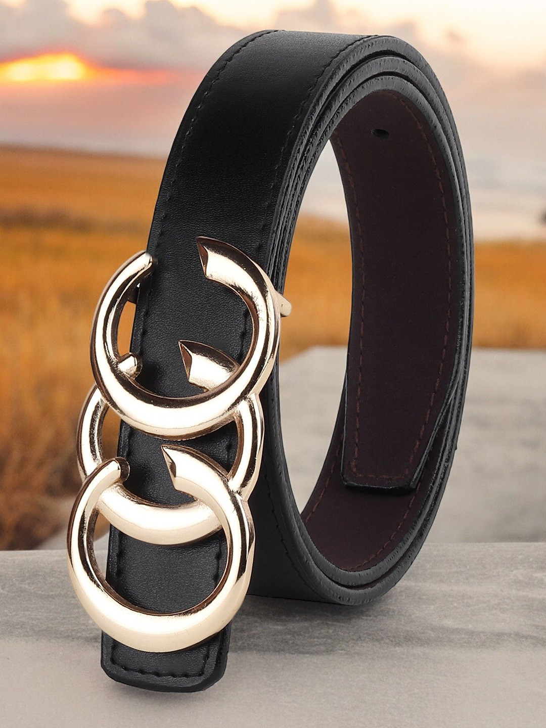 Buy DressBerry Women Solid Push Pin Closure Belt - Belts for Women ...