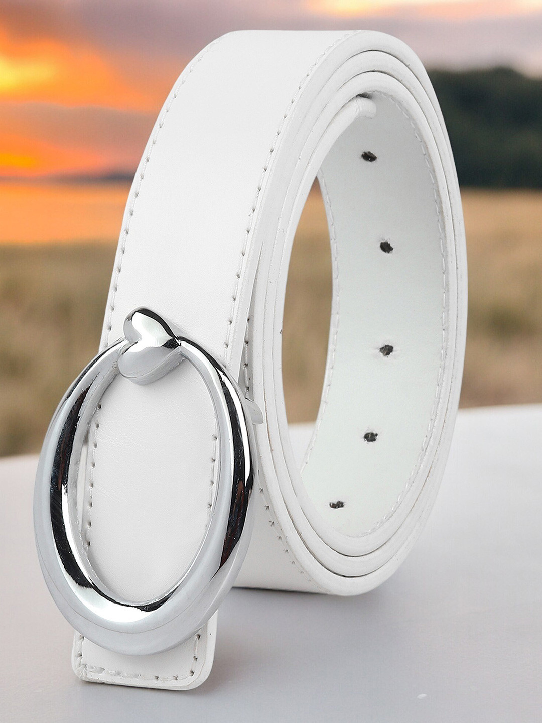 Buy DressBerry Women Solid Push Pin Closure Belt - Belts for Women ...