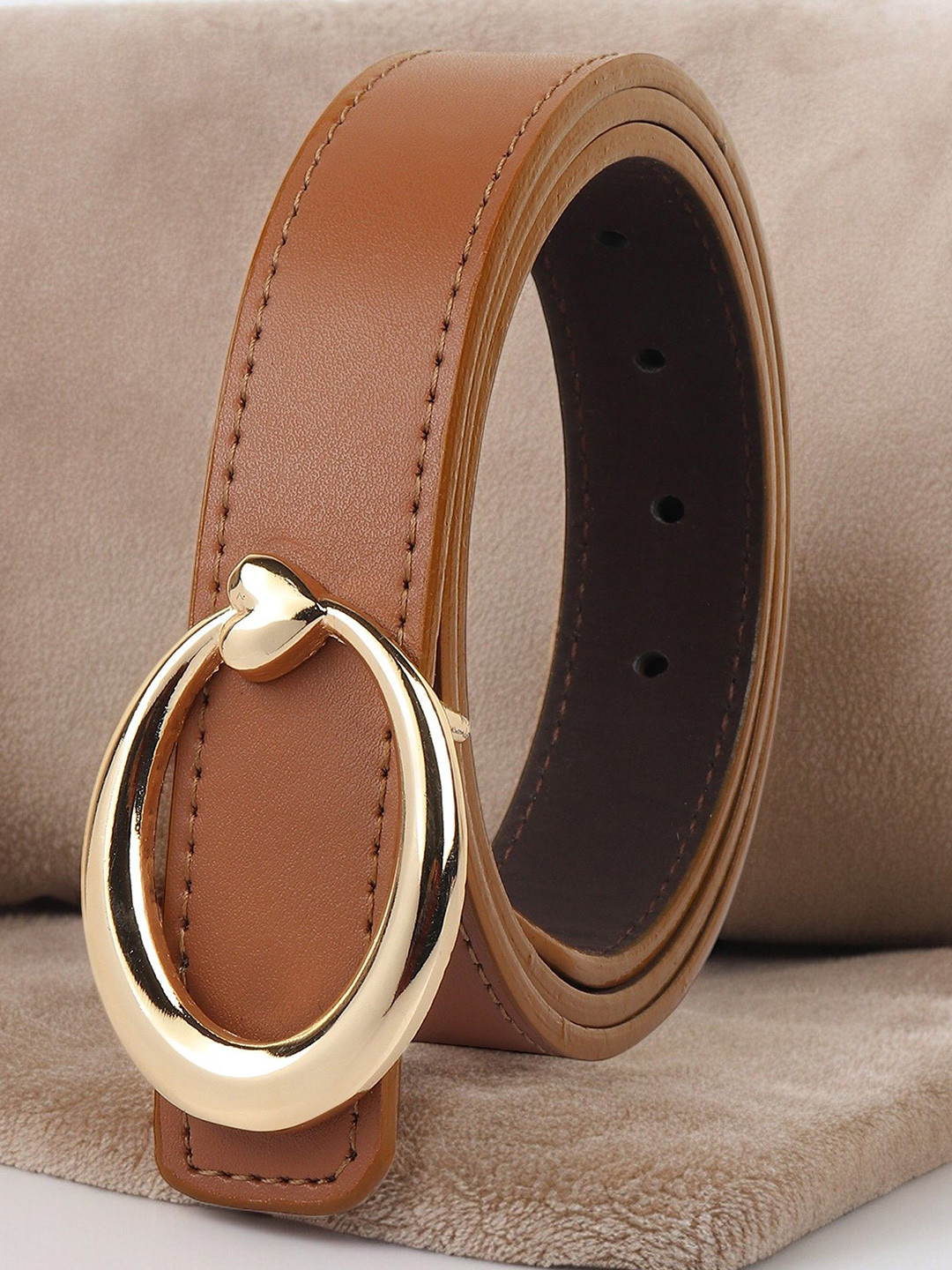 Buy DressBerry Women Solid Push Pin Closure Belt - Belts for Women ...