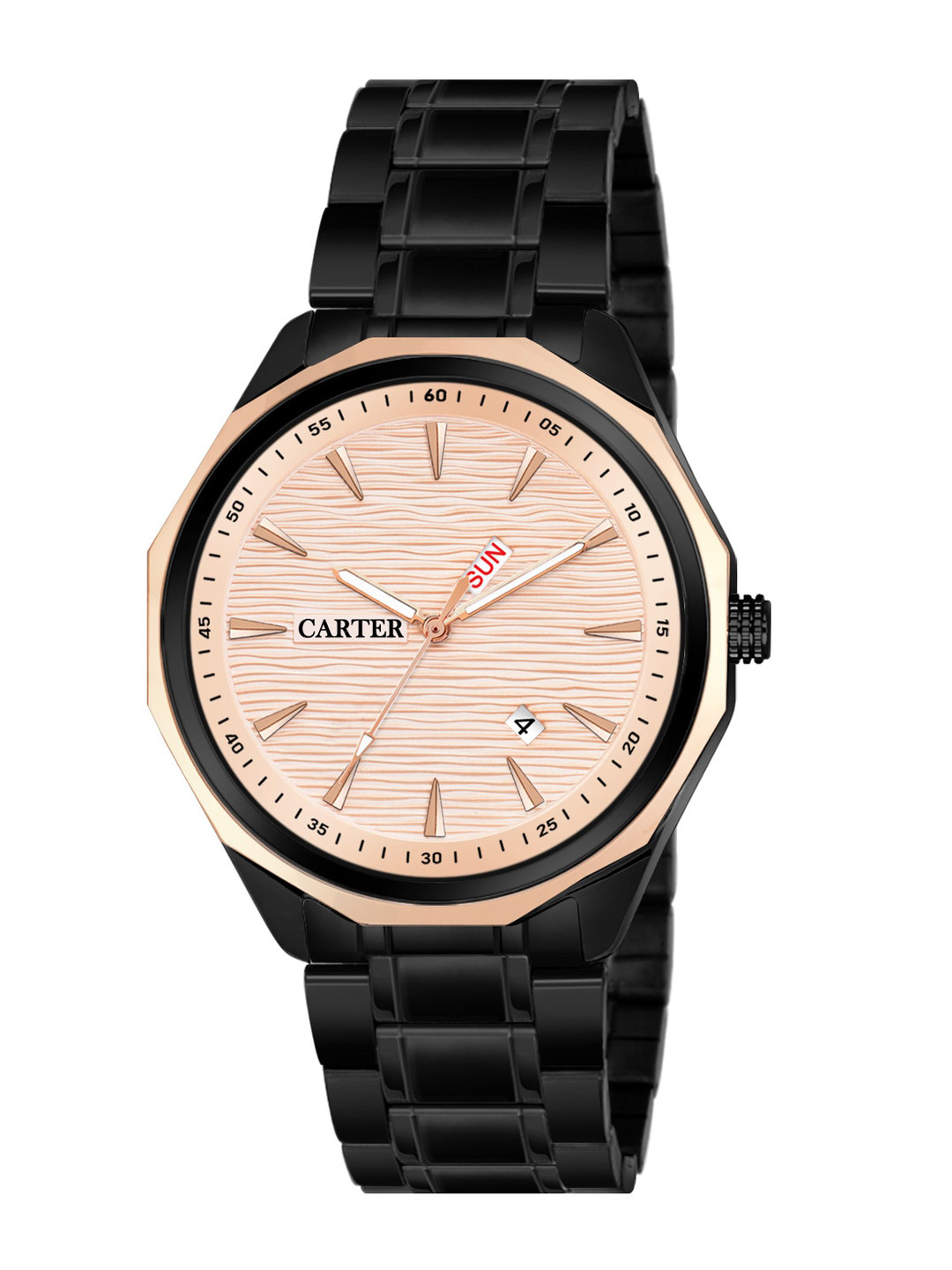 Buy Sandy D Carter Men Dial & Stainless Steel Bracelet Style Straps ...