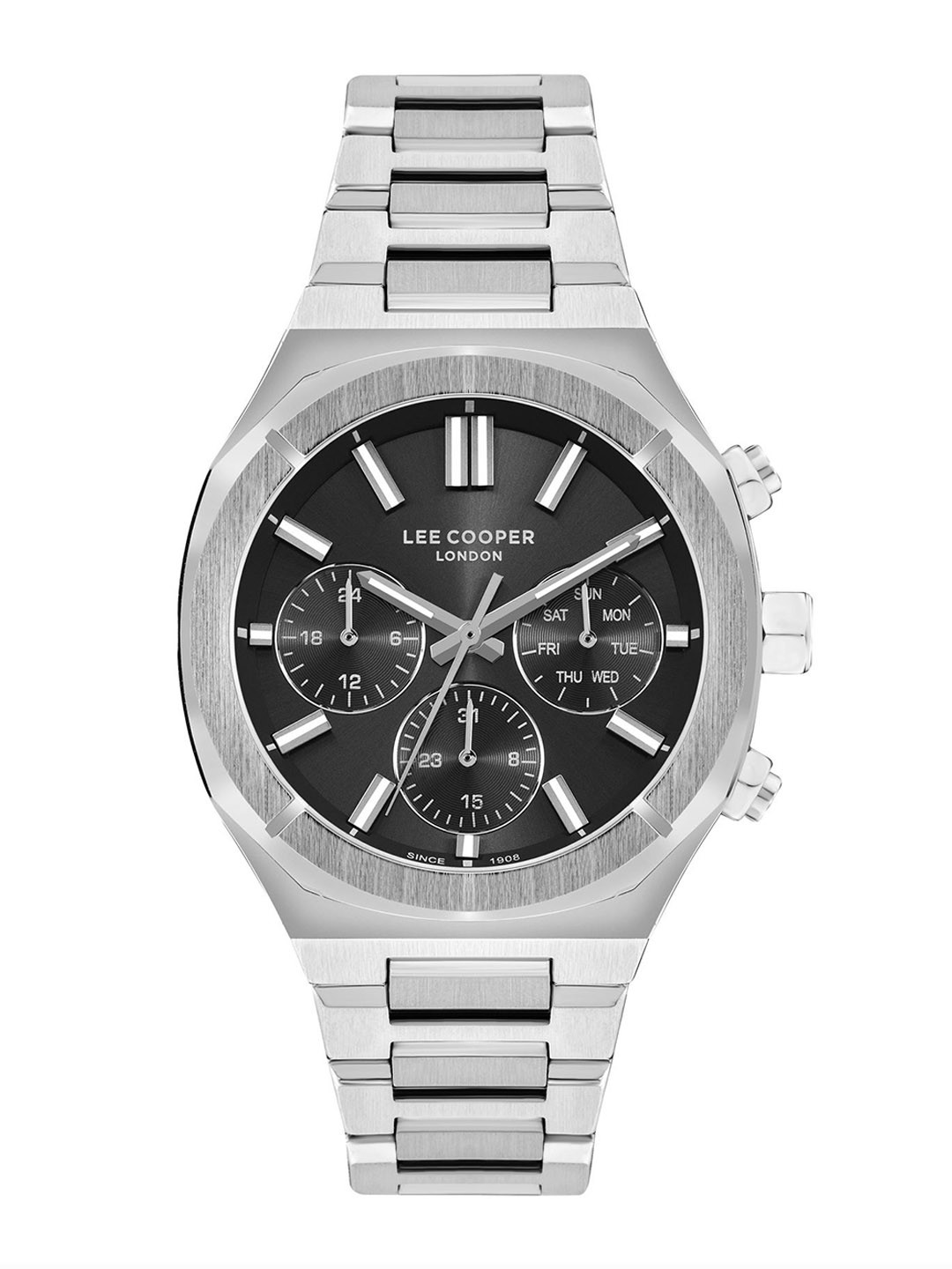 Buy Lee Cooper Men Dial & Bracelet Style Straps Analogue Multi Function ...