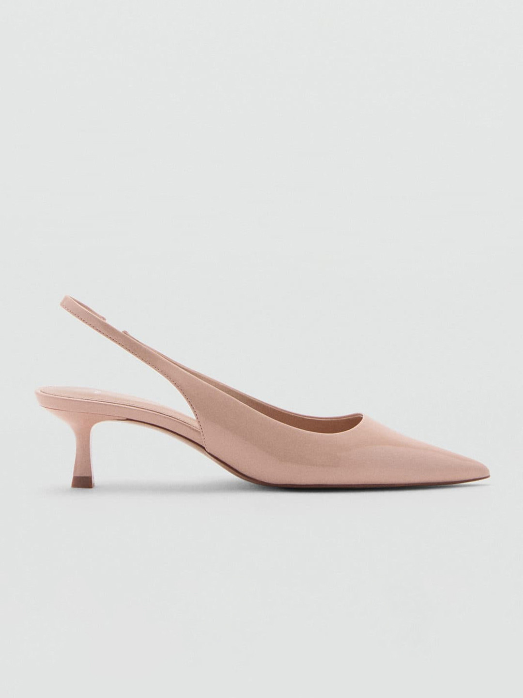 Buy MANGO Pointed Toe Kitten Heeled Pumps - Heels for Women 30001134 ...