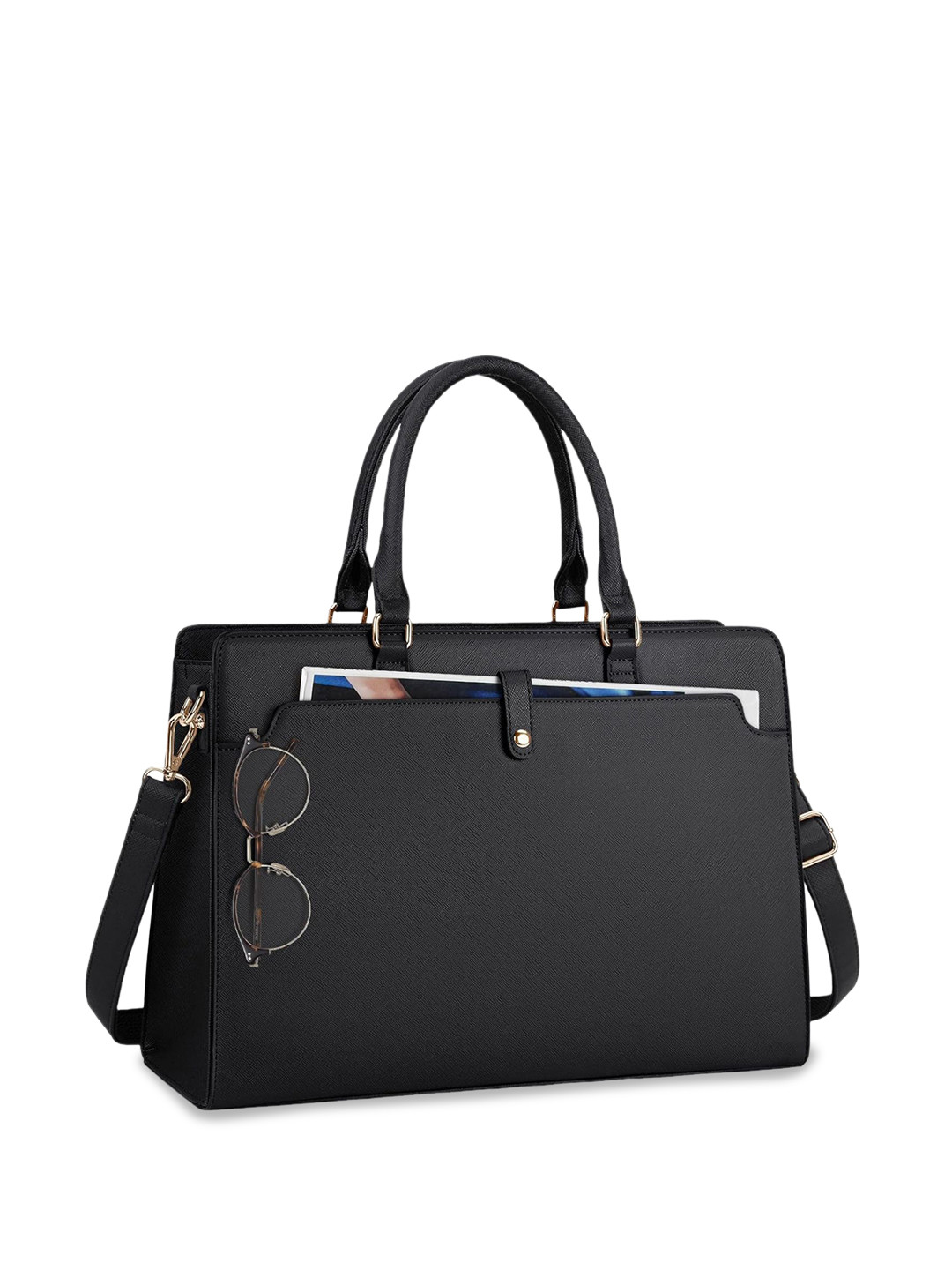 Buy LA ELLORE Women Leather Structured Handheld Bag - Handbags for ...