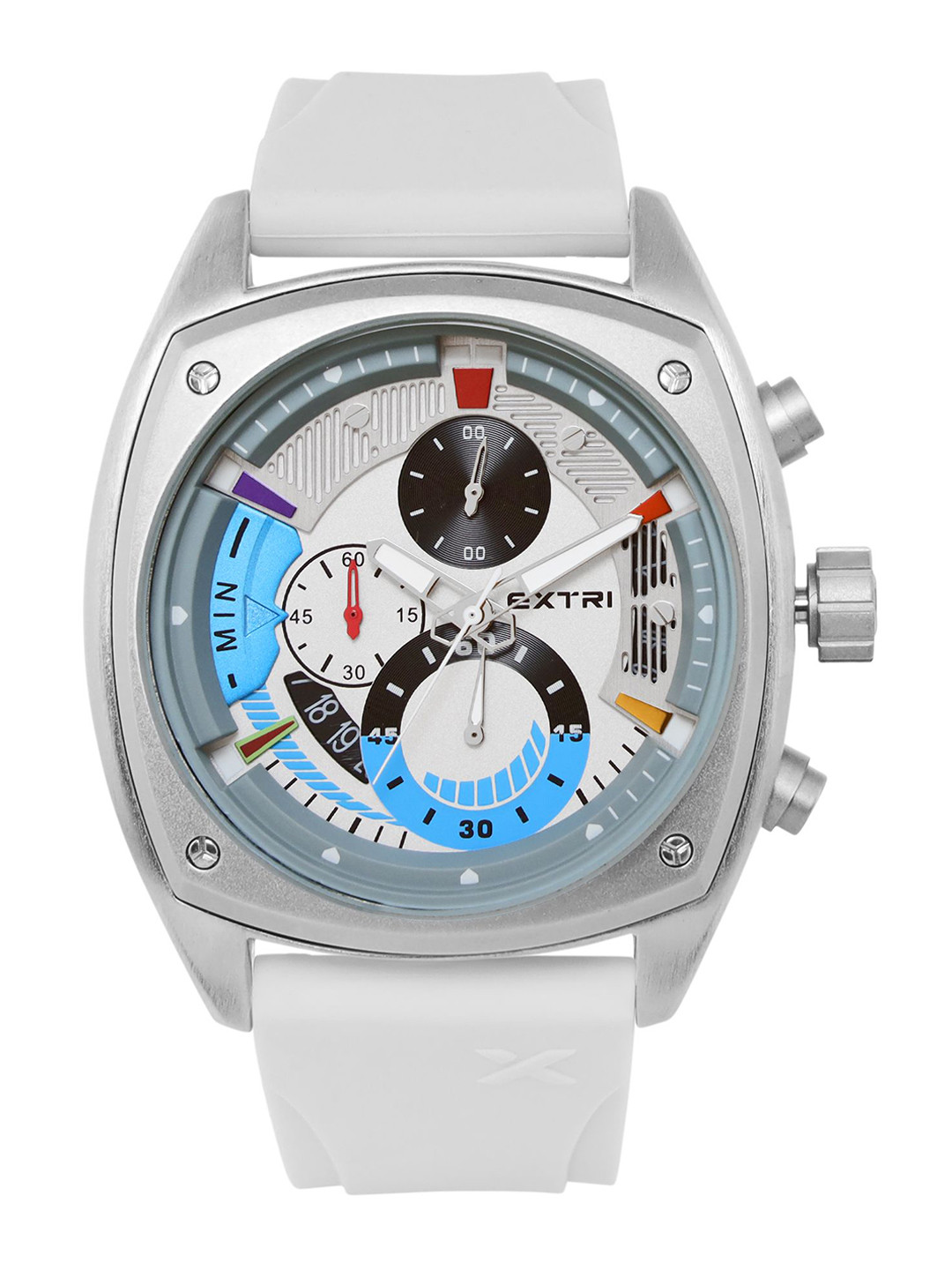 Buy EXTRI Men Dial & Stainless Steel Straps Analogue Watch X6056 A - Watches for Men 30005330 ...