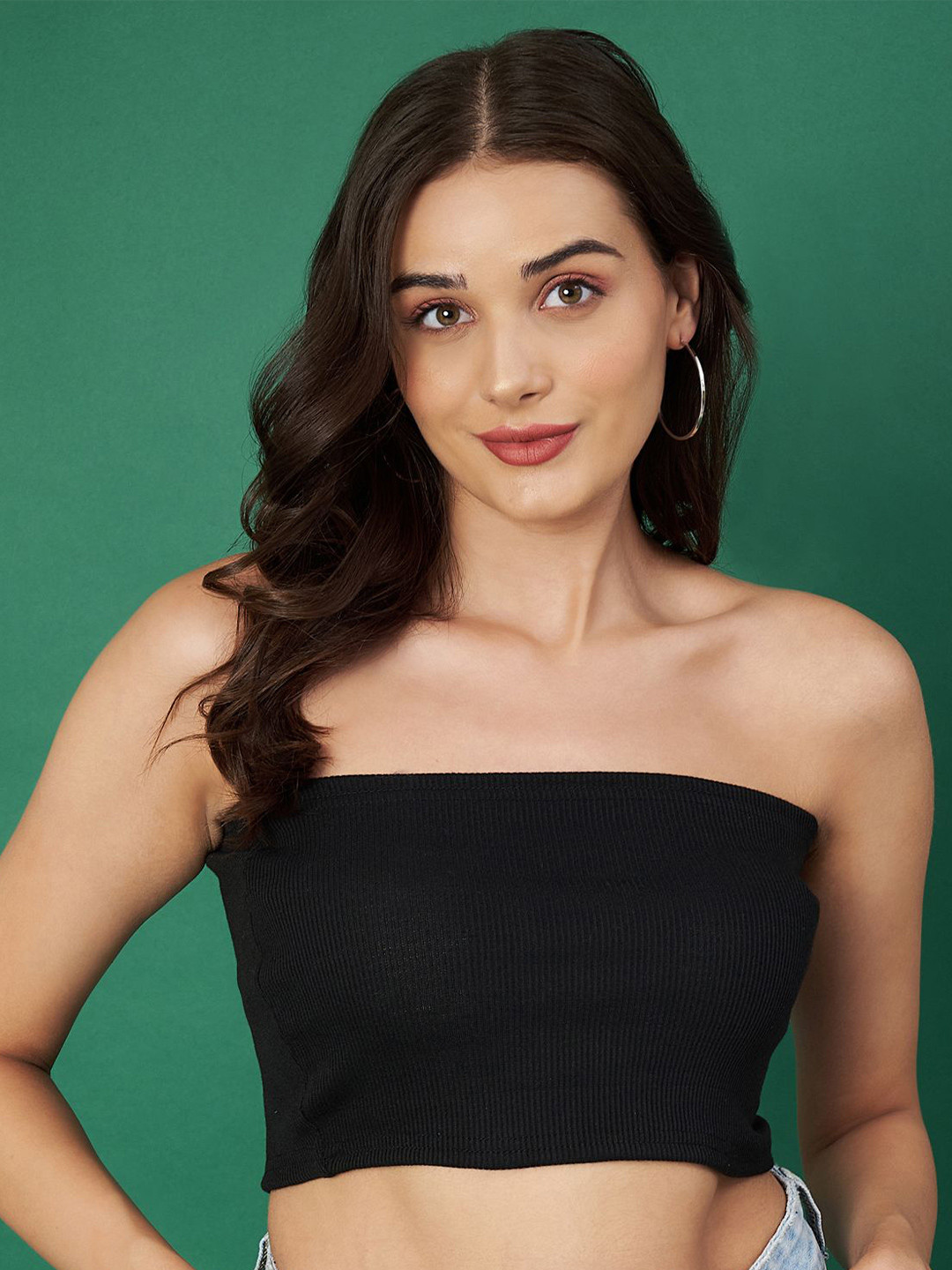 Buy Rajoria Instyle Off Shoulder Tube Crop Top - Tops for Women ...