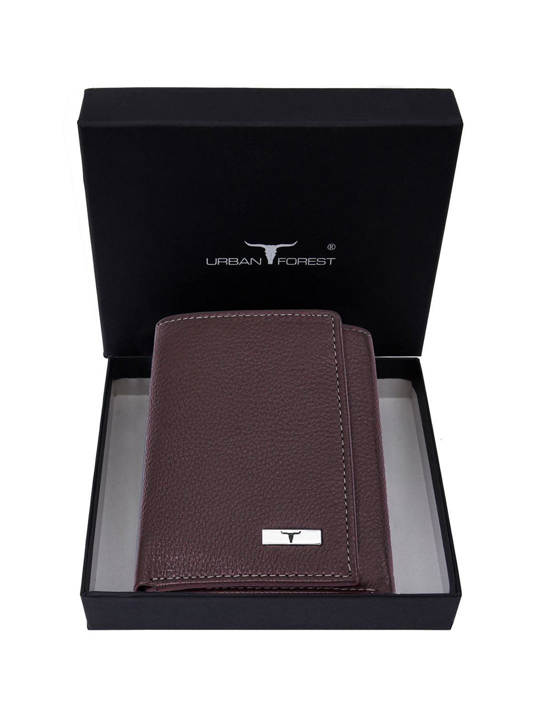 Buy URBAN FOREST Men Leather Three Fold Wallet - Wallets for Men ...