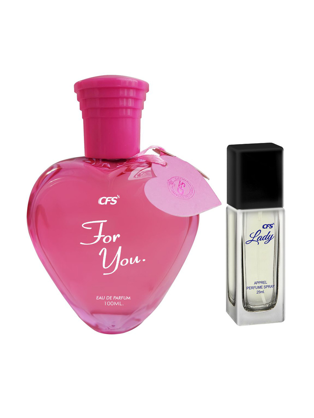 Buy CFS Set Of For You Eau De Parfum 100ml & Lady Apparel Perfume 25ml ...