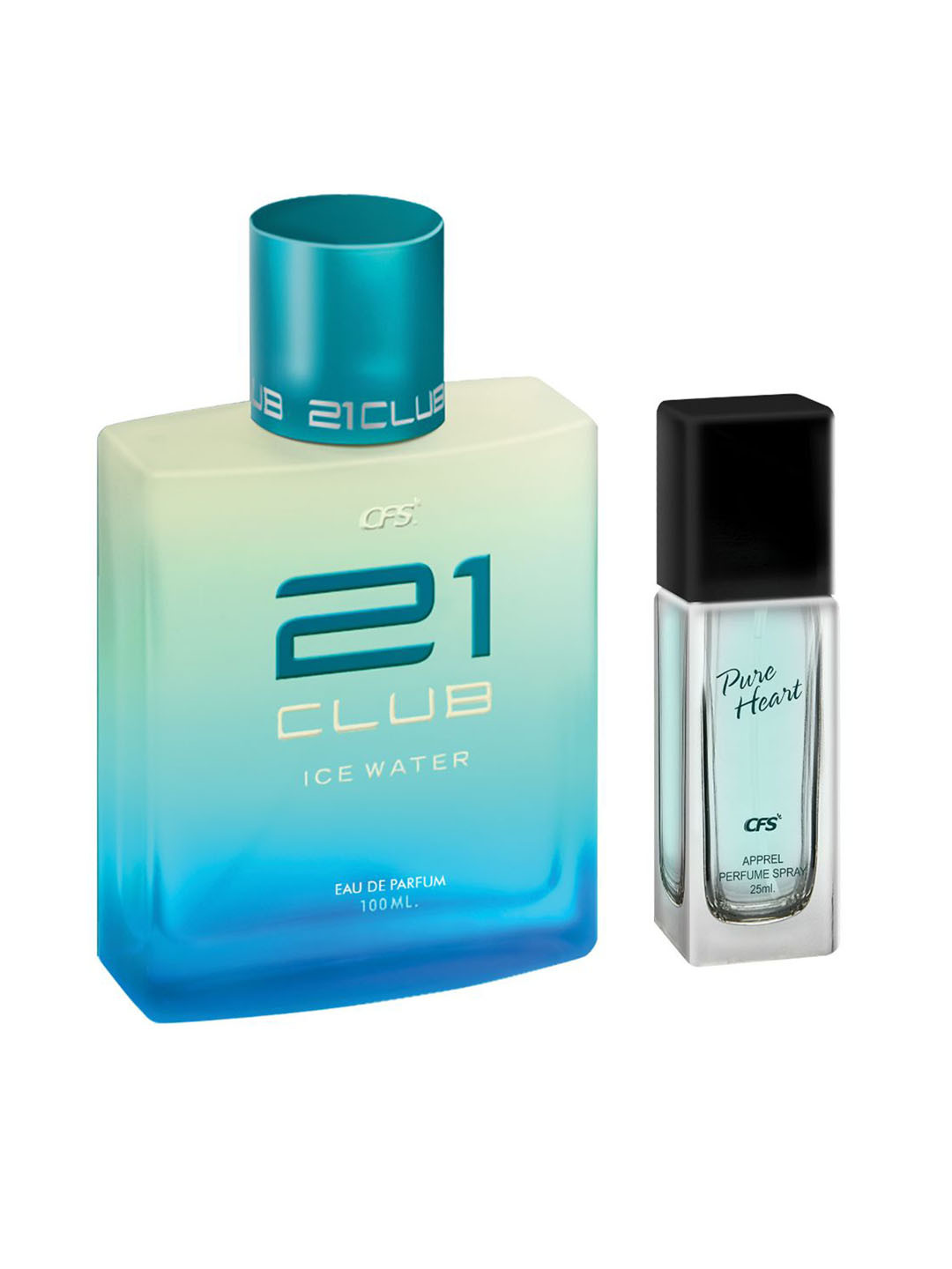 Buy CFS Set Of 21 Club Ice Water Eau De Parfum 100ml & Pure Heart ...