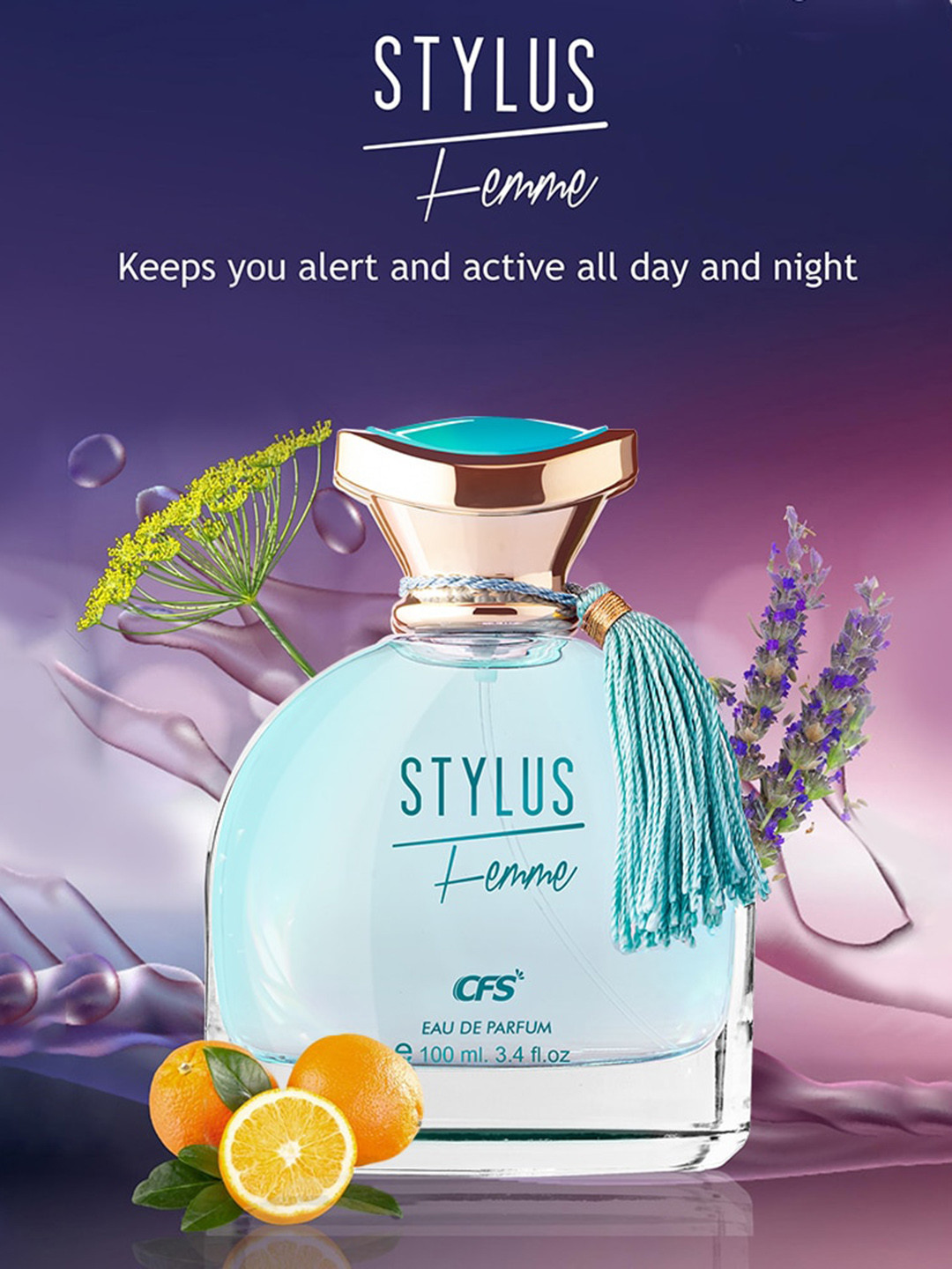 Buy CFS Stylus Blue Eau De Parfum 100ml & Oudh White Perfume 25ml ...