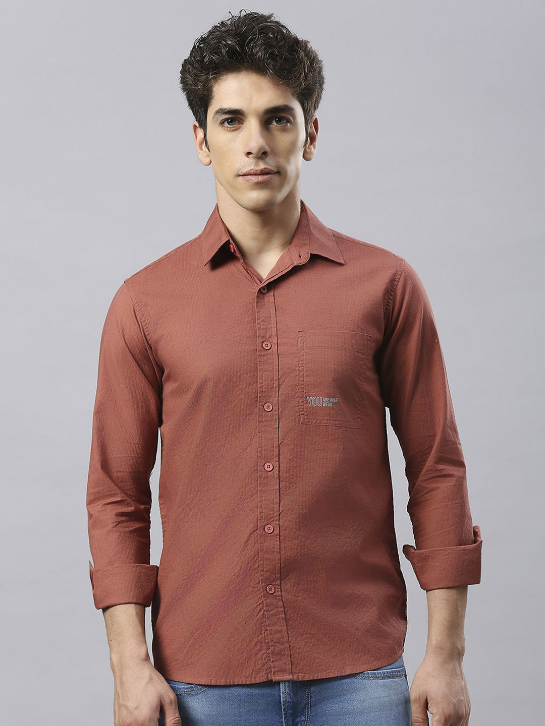 Buy Klub Fox Men Solid Casual Slim Fit Shirt - Shirts for Men 30020850 ...