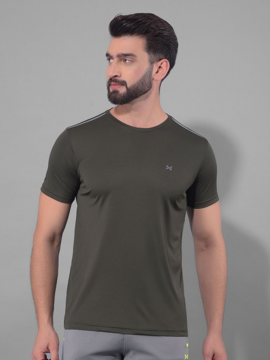 Buy Force Nxt Men Anti Odour Solid Round Neck Sleeveless Training Or