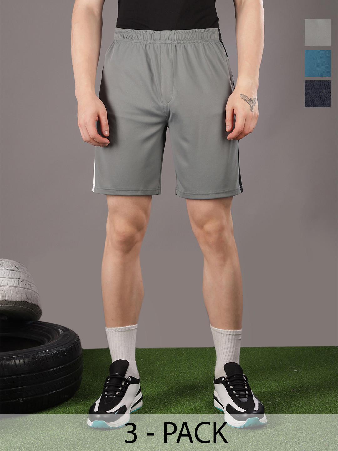 Buy Force NXT Men Pack Of 3 Antimicrobial Technology Training Or Gym ...