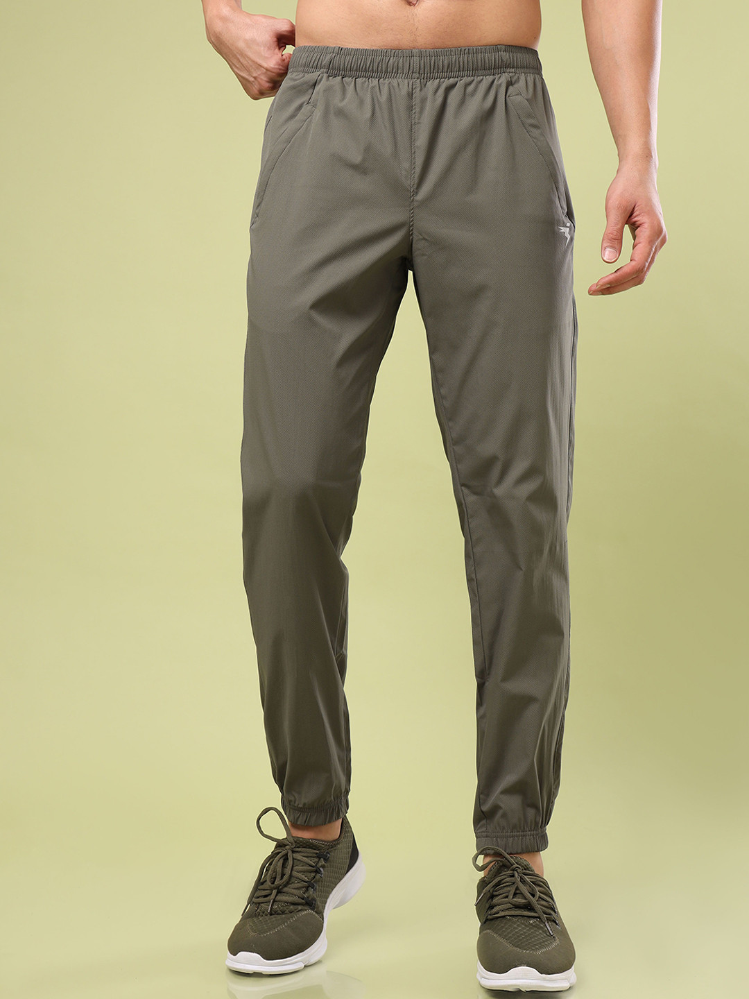 Buy Technosport Men Solid Relaxed Fit Sports Rapid Dry Joggers - Track ...