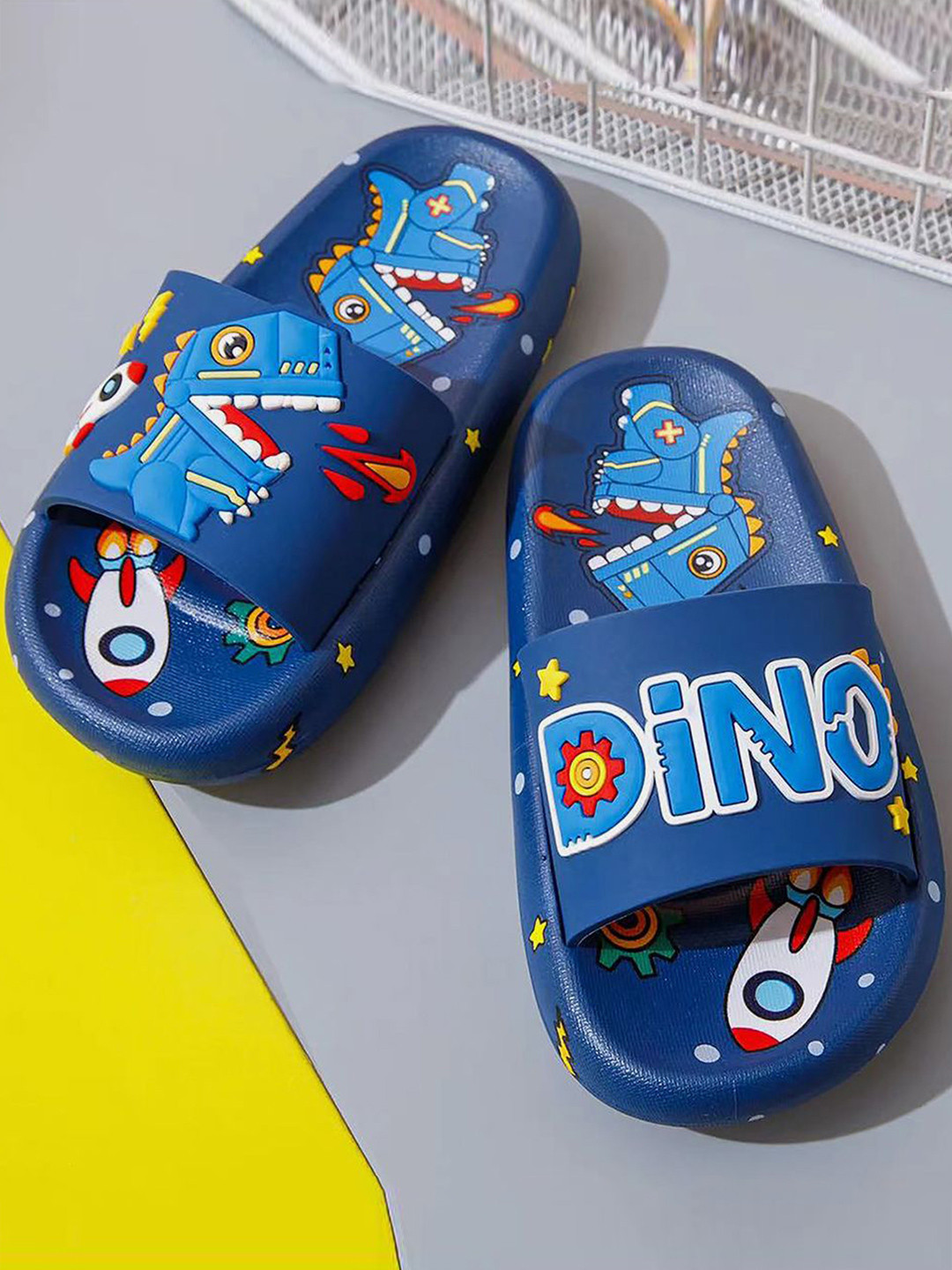 Buy Little Surprise Box LLP Kids Self Design Rubber Clogs - Flip Flops ...