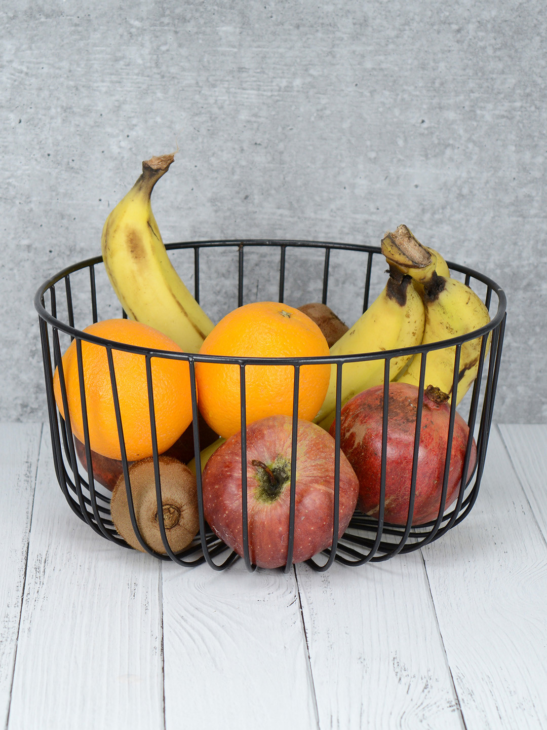 Buy Maison Modern Black Metal Wire Black Fruit And Vegetable Basket ...