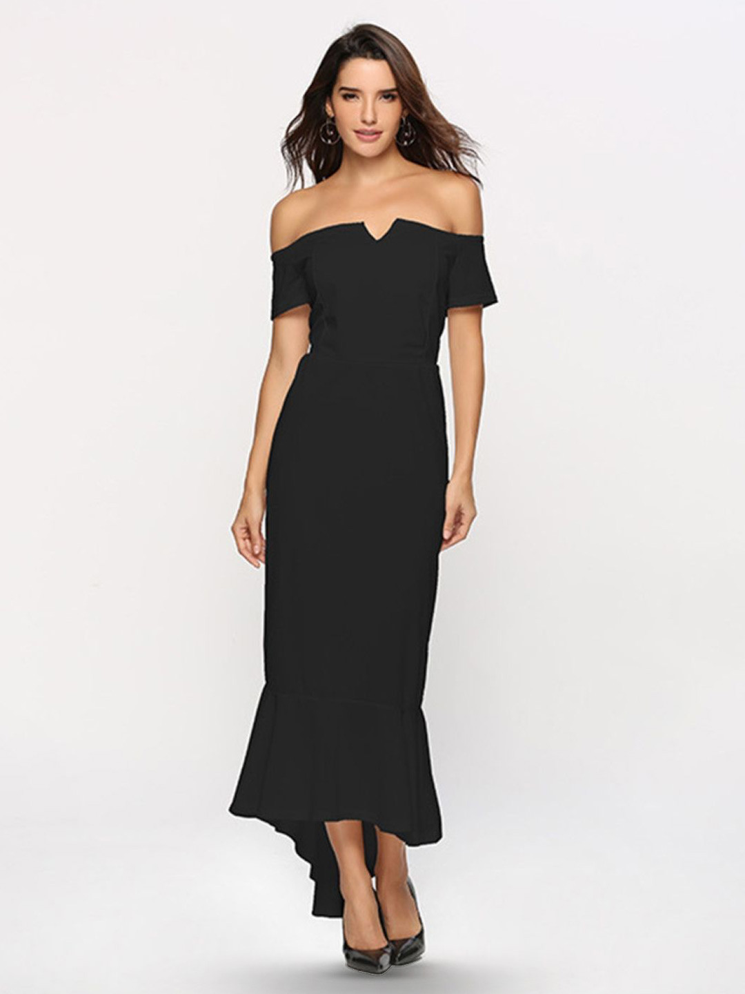 Buy StyleCast Women Off Shoulder Bodycon Maxi Dress - Dresses for Women ...