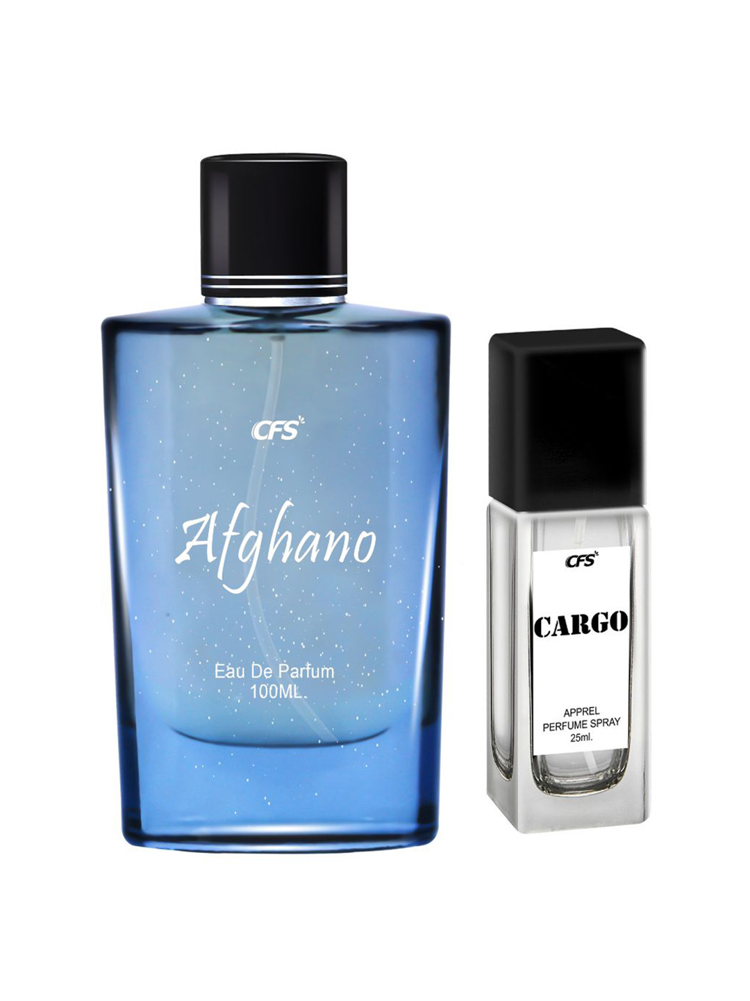 Buy CFS Afghano Eau De Parfum 100ml & Cargo Apparel Perfume Spary 25ml ...