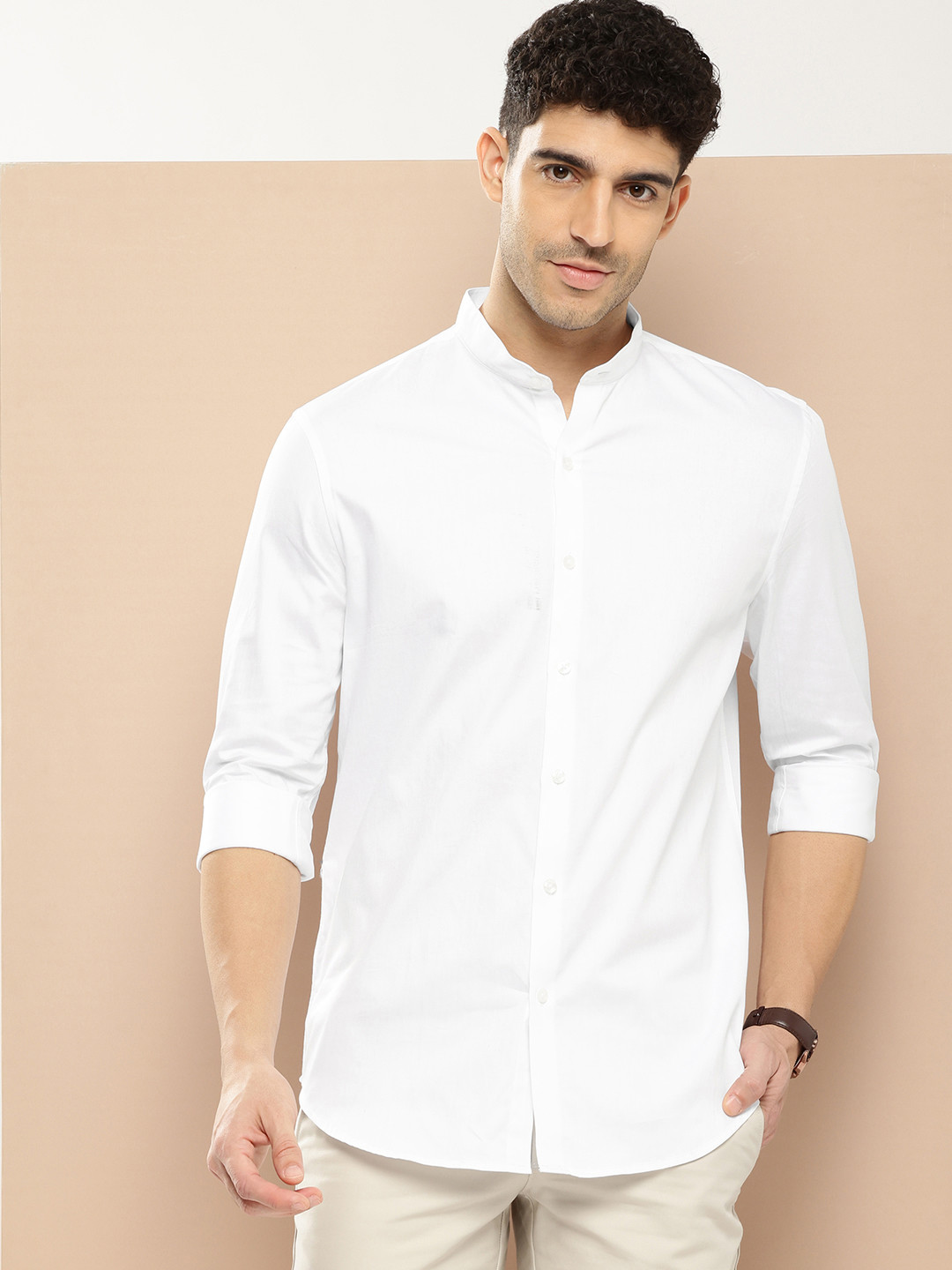 Buy INVICTUS Men Original Slim Fit Pure Cotton Casual Shirt - Shirts ...