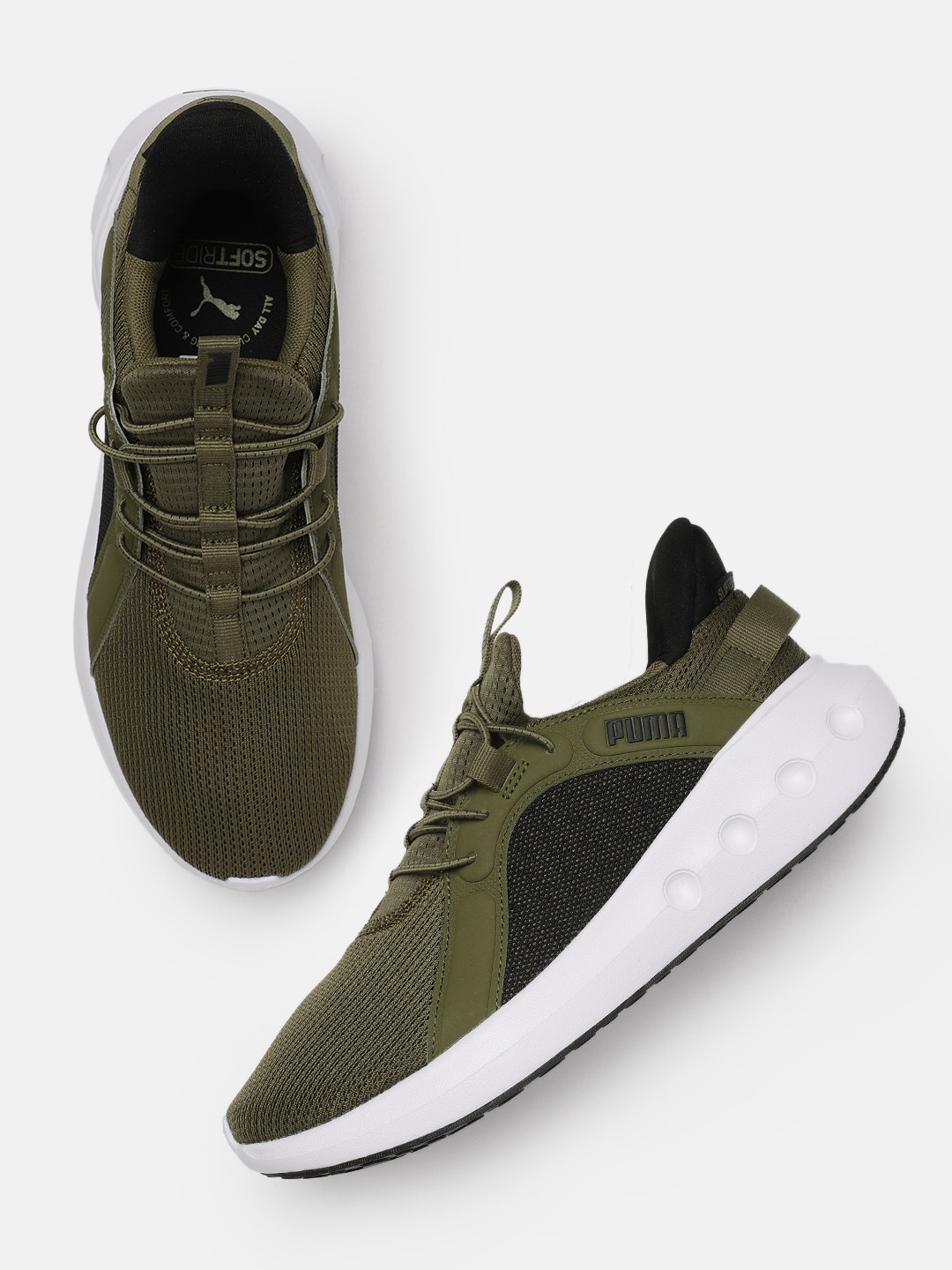 Buy Puma Unisex Softride Carson Sliptech Textile Running Shoes - Sports ...