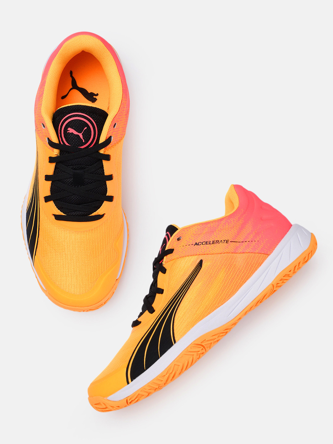 Buy Puma Unisex Accelerate Turbo Volleyball Shoes - Sports Shoes for ...