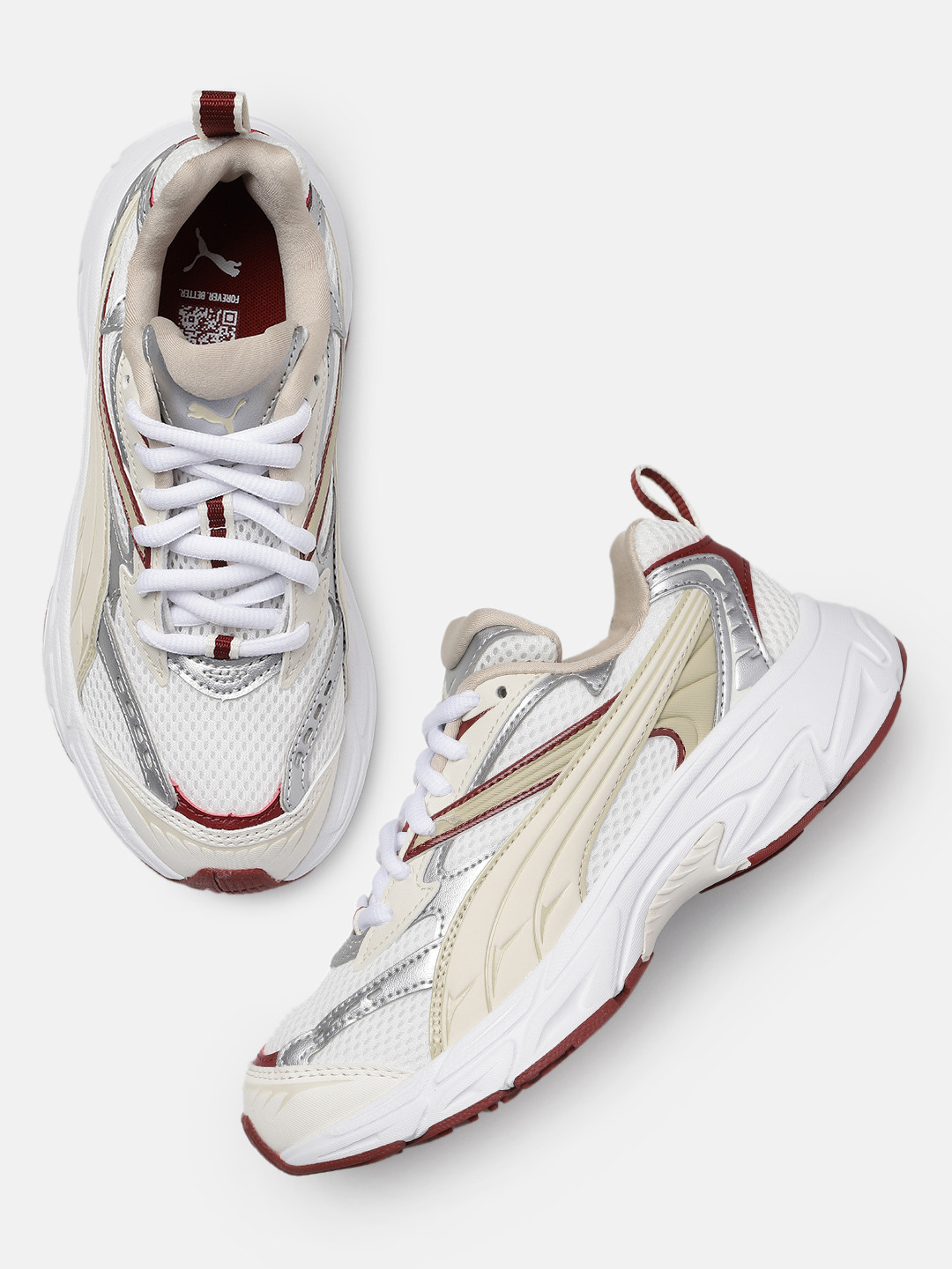 Buy Puma Women Morphic Metallic Textured Sneakers - Casual Shoes for ...