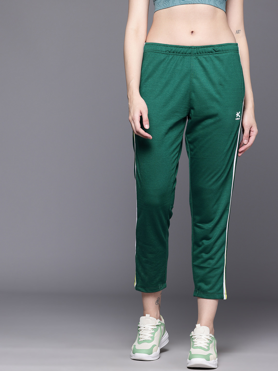 Buy HRX By Hrithik Roshan Women Casual Crop Track Pants - Track Pants ...
