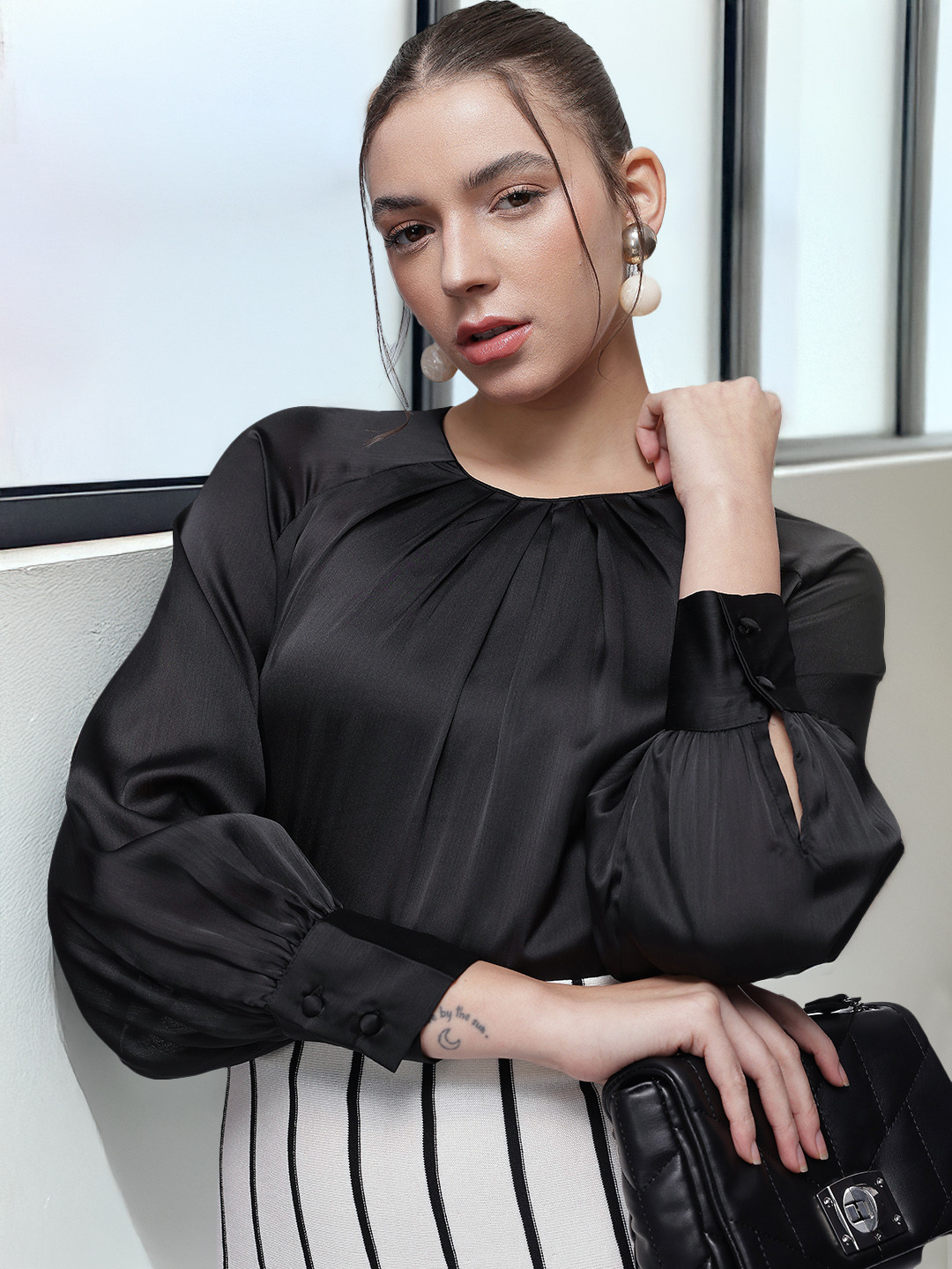 Buy French Connection Gathered Detailed Top - Tops for Women 30036902 ...