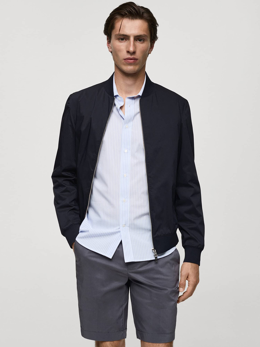 Buy MANGO MAN Full Sleeves Bomber Jacket - Jackets for Men 30037918 ...