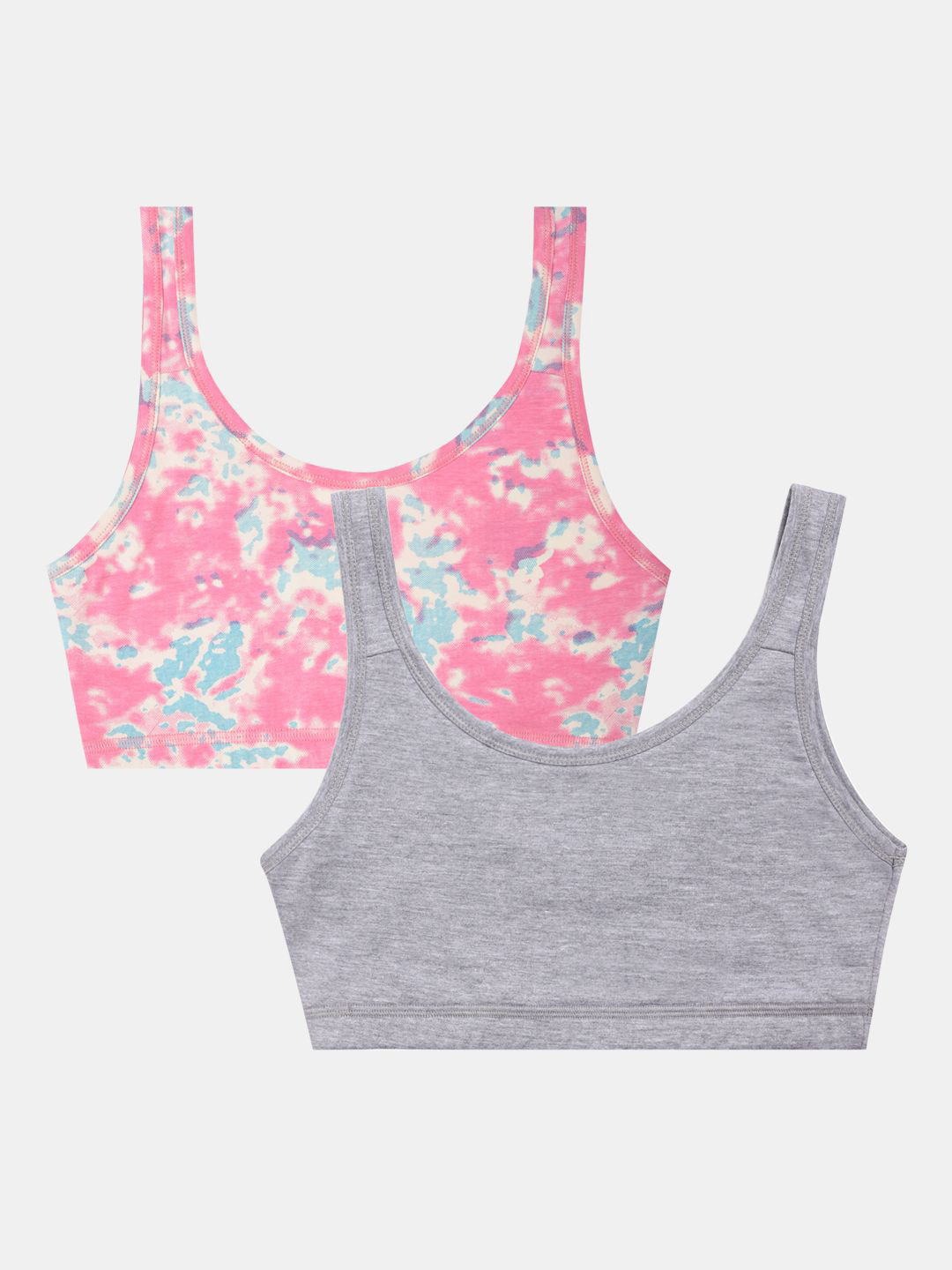 Buy Sillysally Pack Of 2 Non Padded Full Coverage Beginners Bras With ...