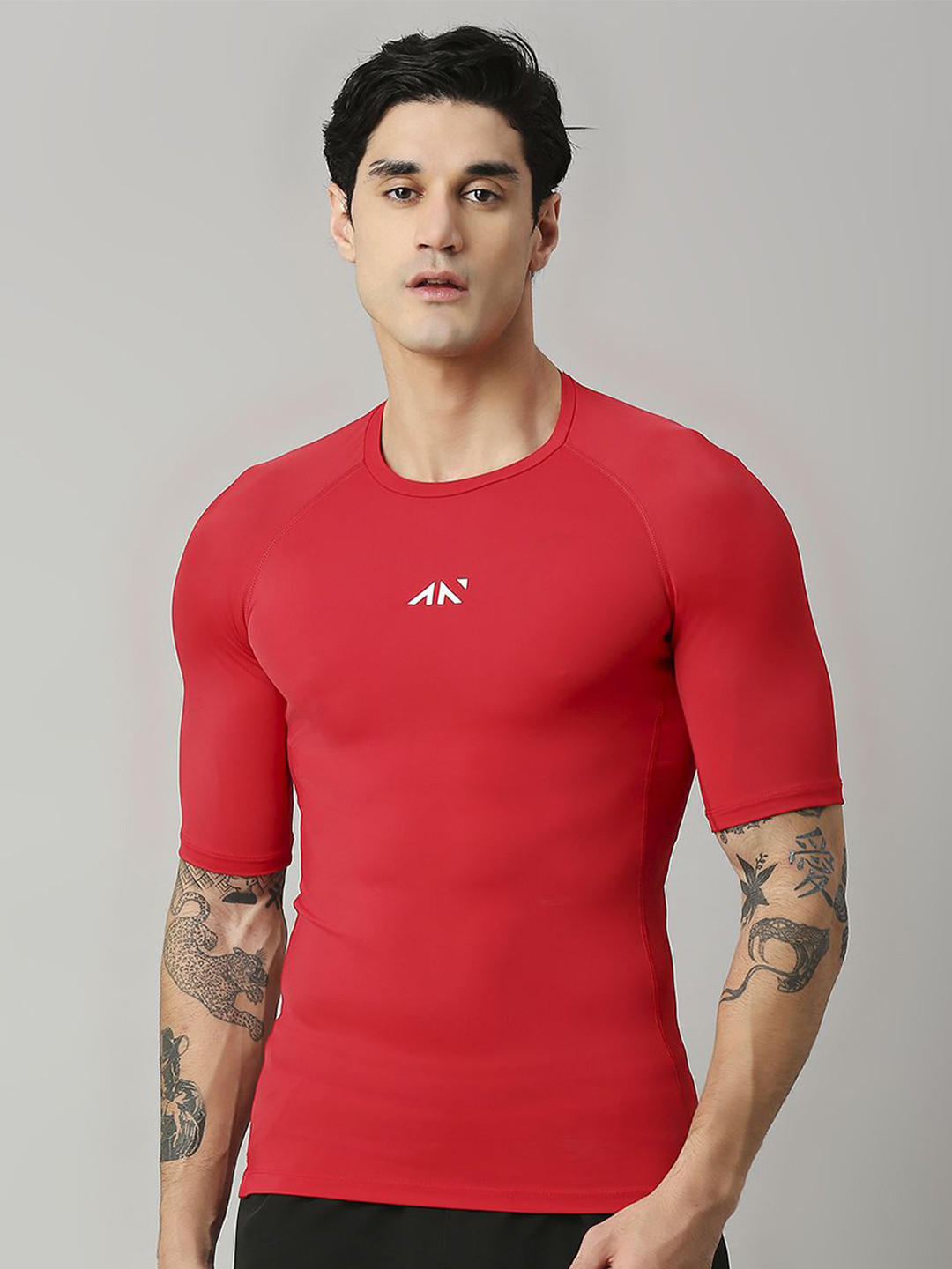 Buy AESTHETIC NATION Men Dri FIT Compression T Shirt - Tshirts for Men ...