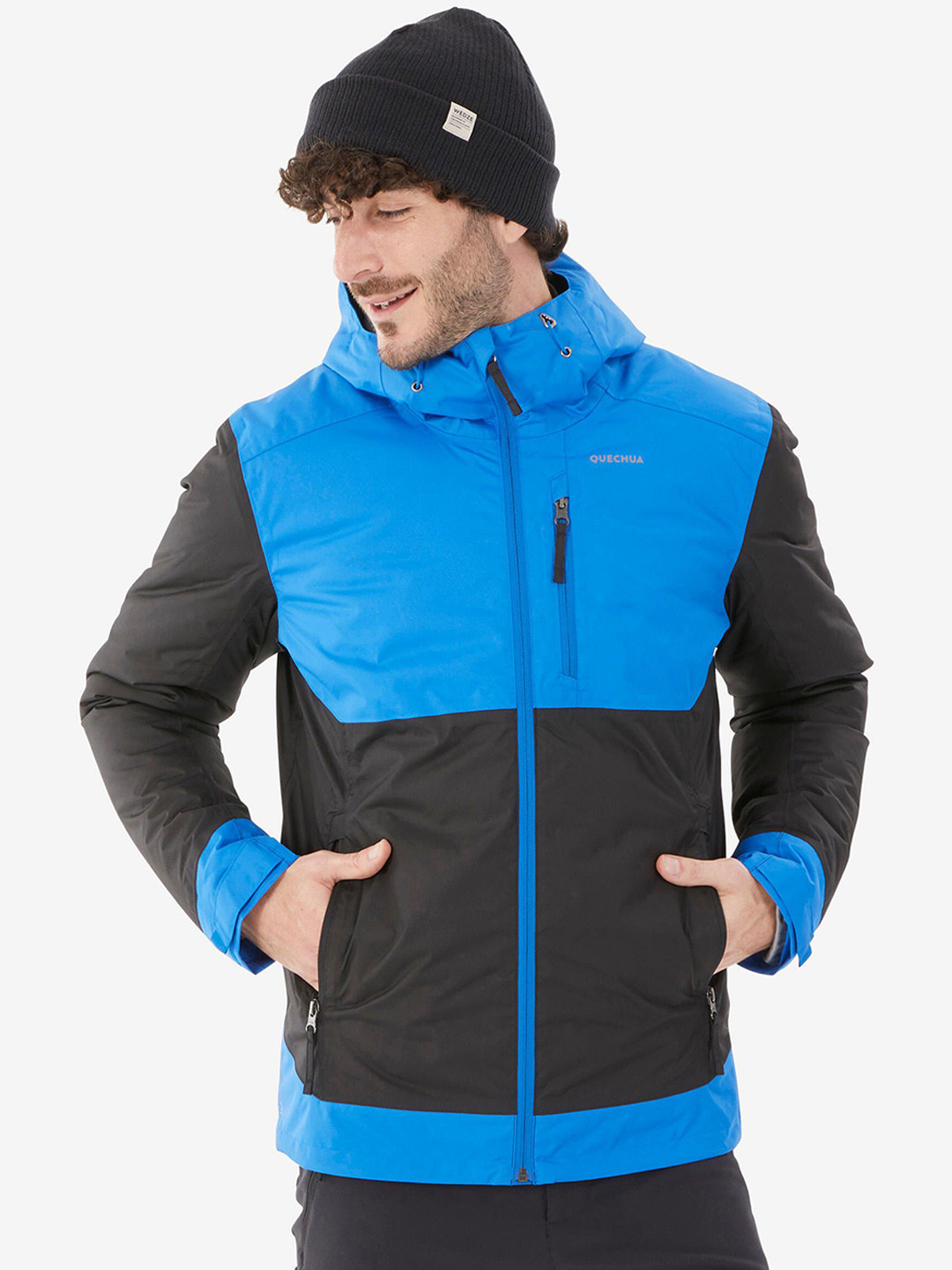 Buy Quechua By Decathlon Colorblocked Hooded Sports Jacket - Jackets ...