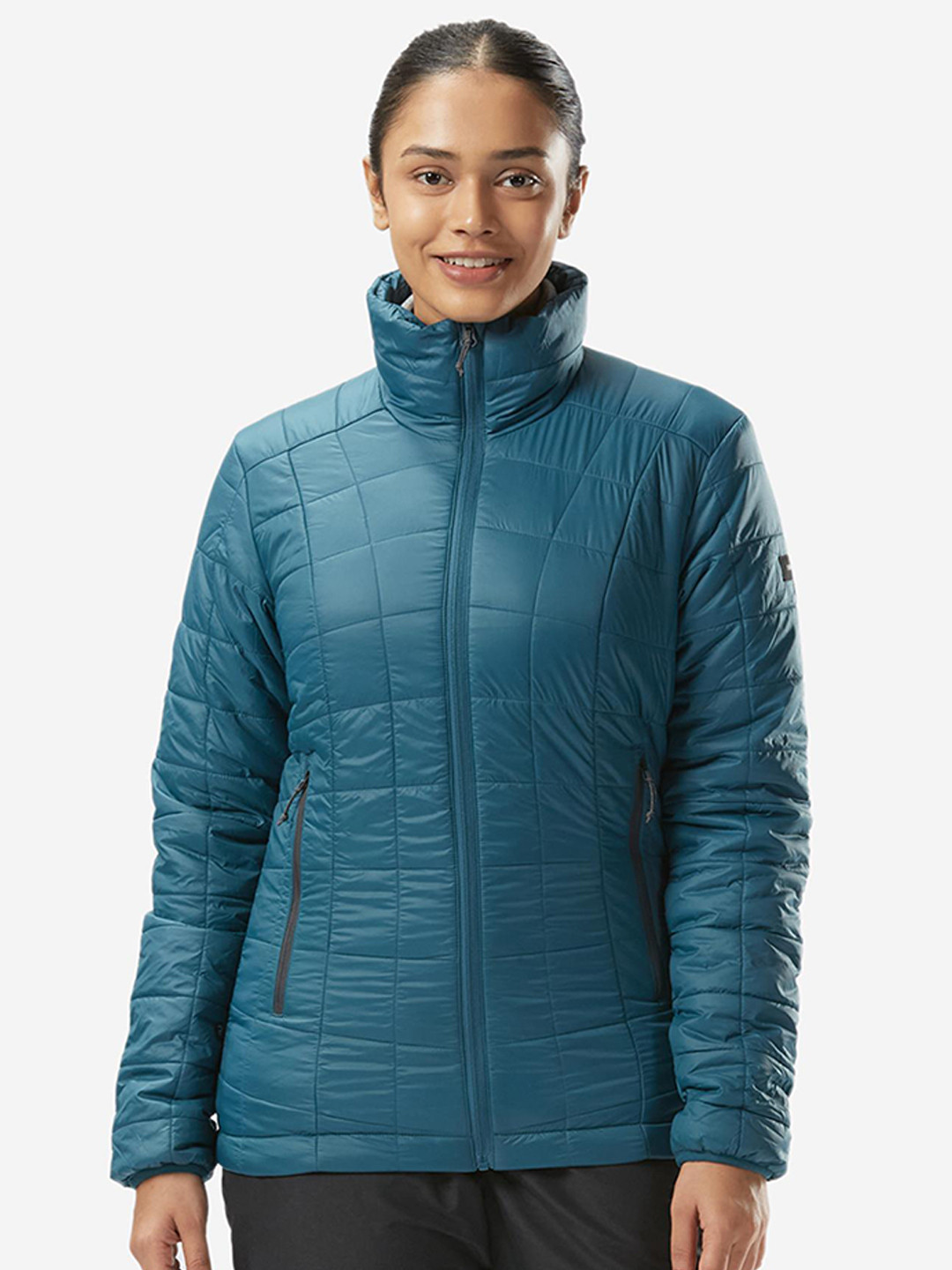 Buy FORCLAZ By Decathlon Women Solid Blue Upto 5 Degrees Non Hooded ...