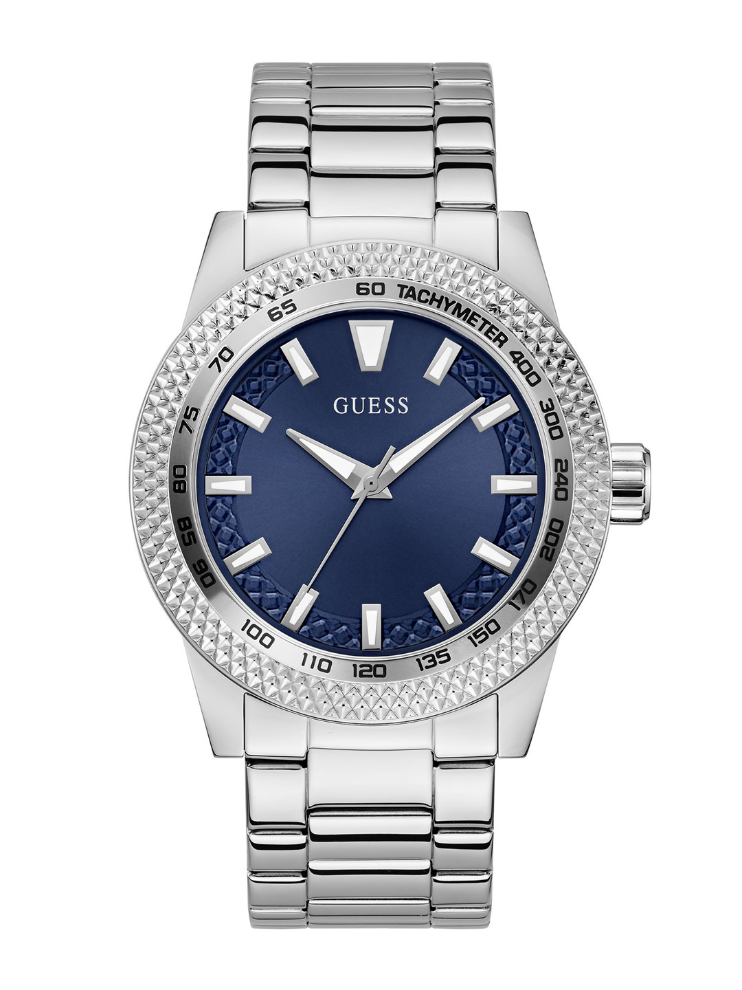 Buy GUESS Men Bracelet Style Straps Analogue Watch U1417G1M - Watches ...