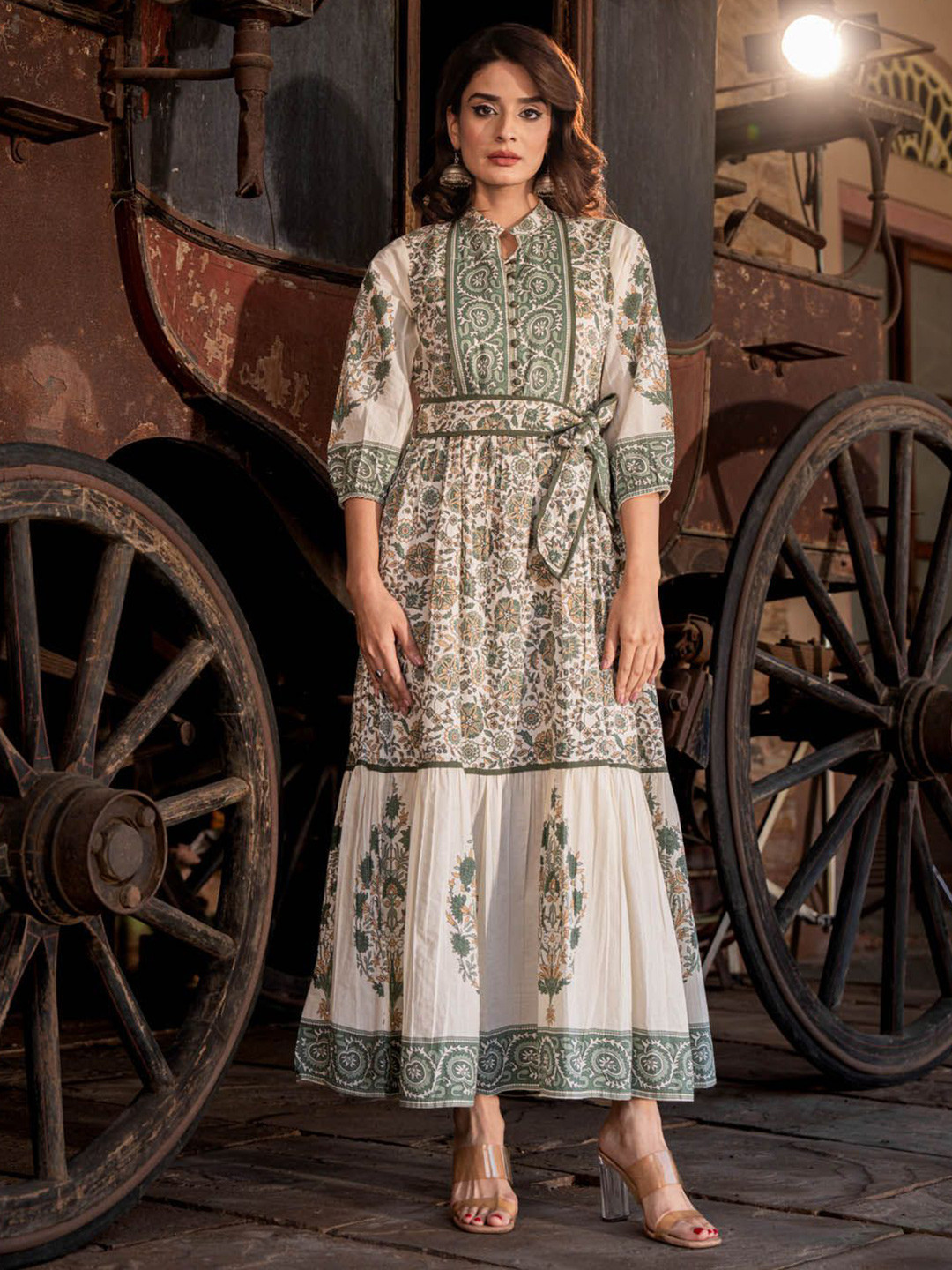 Buy Meena Bazaar Floral Maxi Dress - Dresses for Women 30054853 | Myntra