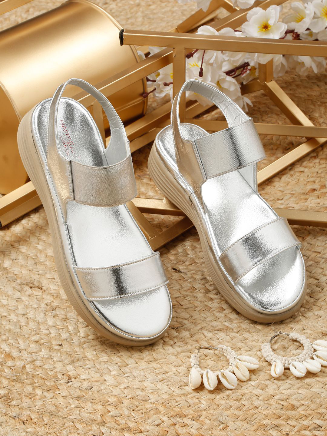 Buy HARTIGAN Open Toe Comfort Heels - Heels for Women 30055384 | Myntra