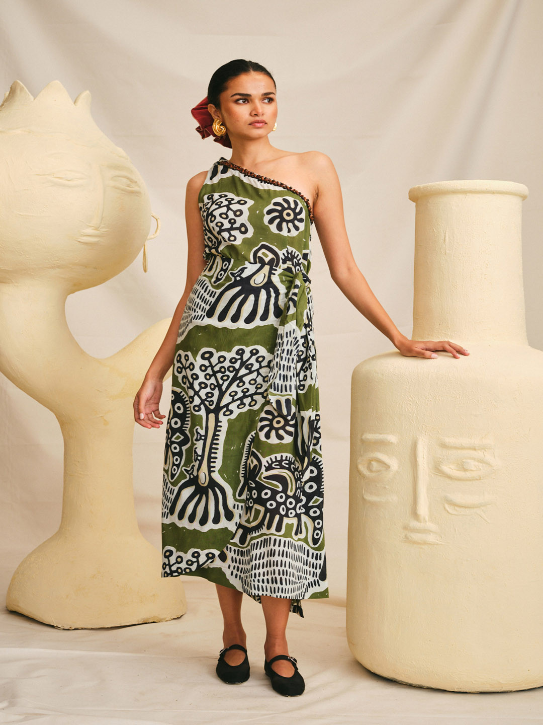 Buy Jodi Ethnic Motifs Print Maxi Dress - Dresses for Women 30066635 ...