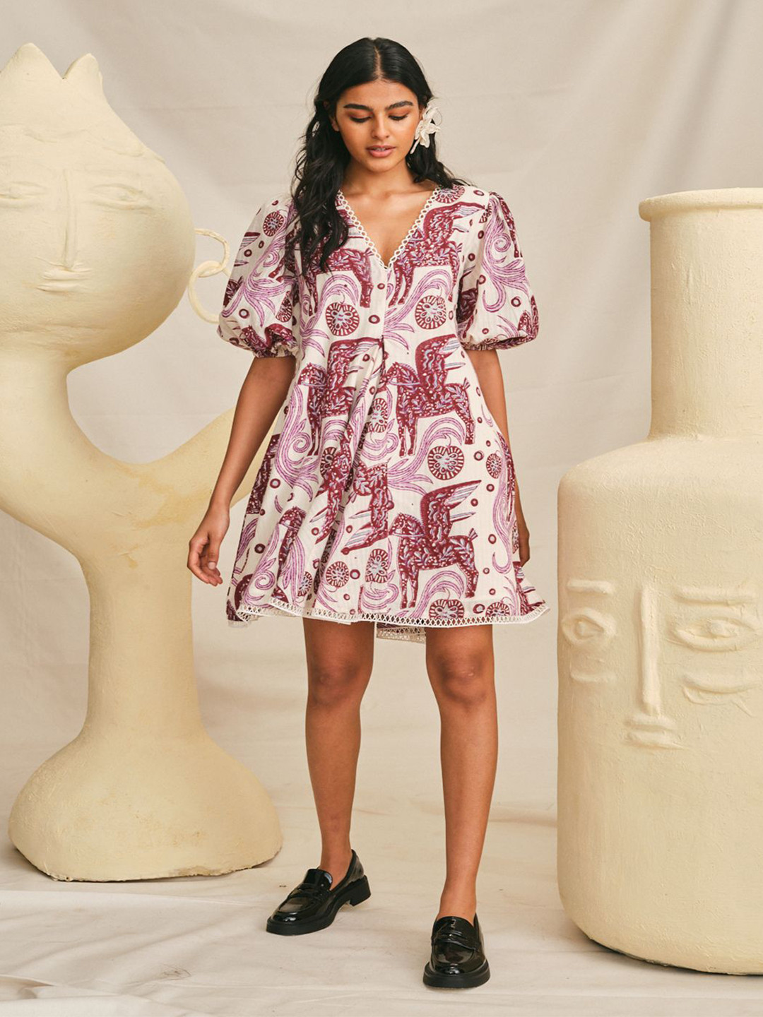 Buy Jodi Floral Print A Line Dress - Dresses for Women 30066643 | Myntra