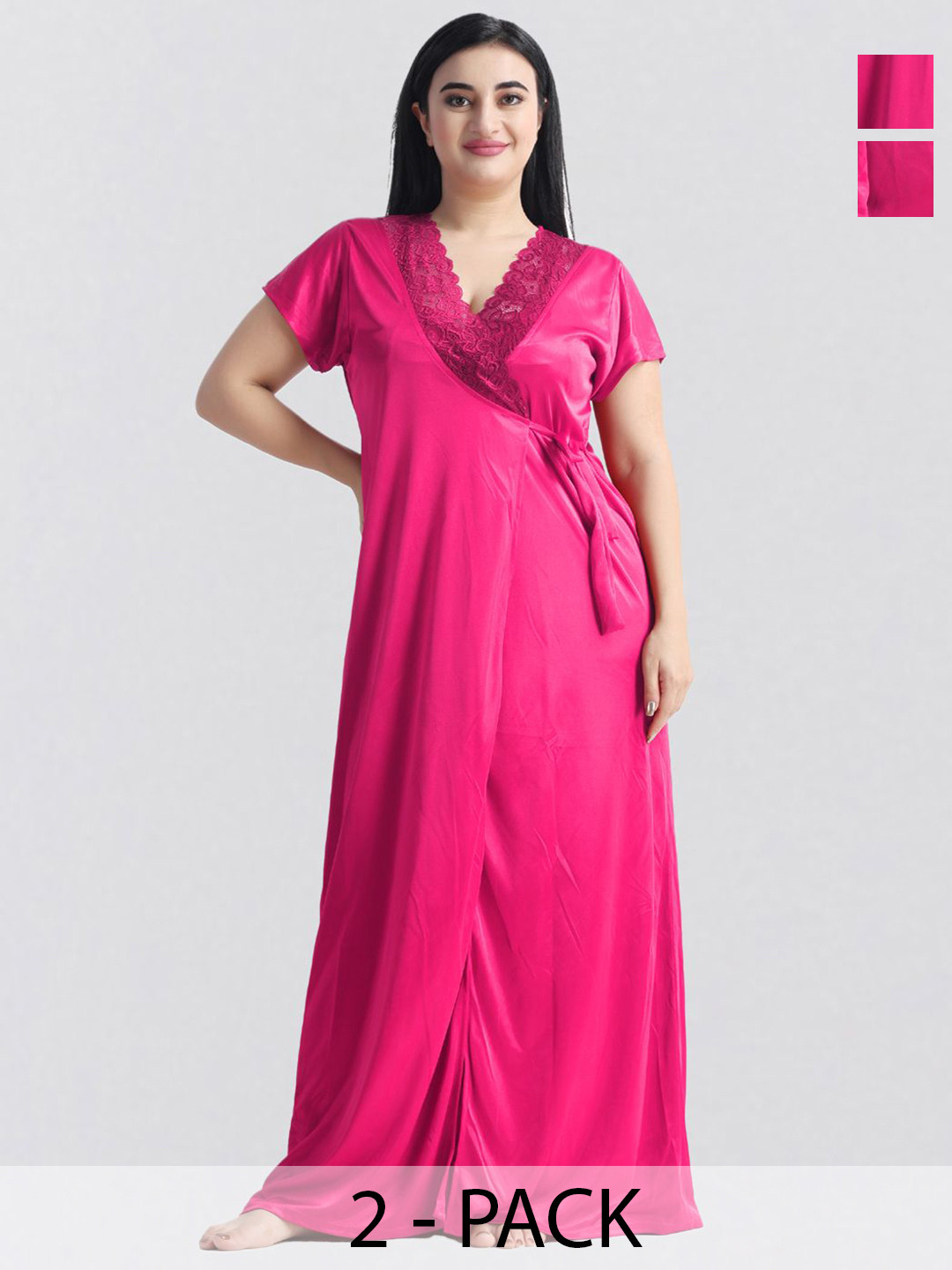 Buy NIGHT KEYS Maxi Nightdress - Nightdress for Women 30068445 | Myntra