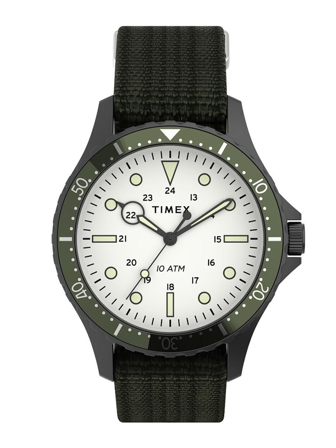 Buy Timex Men Brass Dial & Textured Straps Analogue Watch TW2T75500 ...