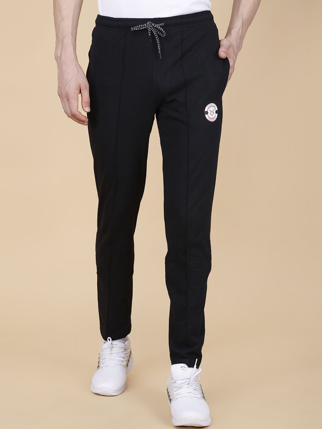 Buy STARFOX Men Printed Slim Fit Mid Rise Track Pants - Track Pants for ...