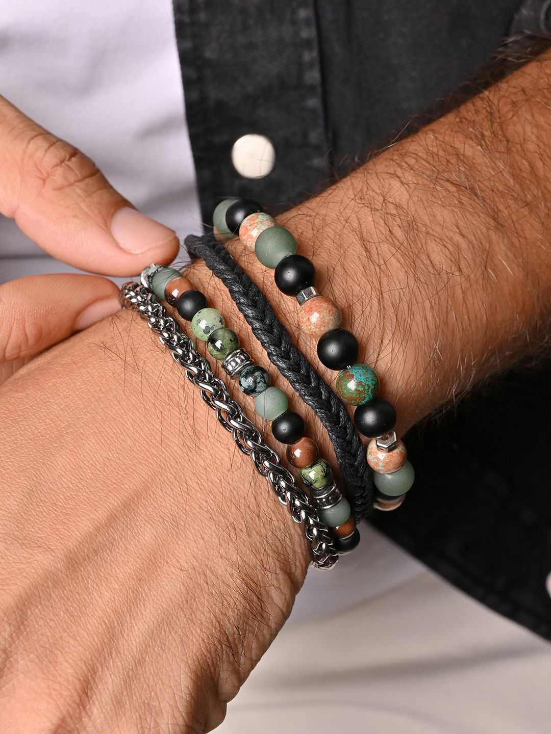 Buy The Bro Code Men 4 Bracelet - Bracelet for Men 30071870 | Myntra